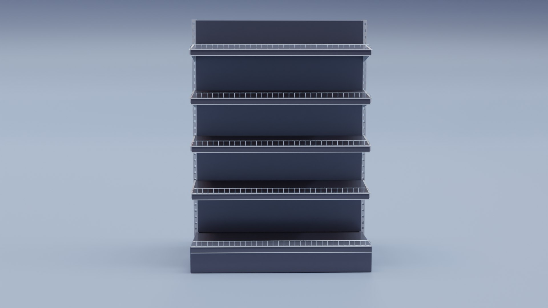 Supermarket Shelf Tilted 3D - TurboSquid 1690648