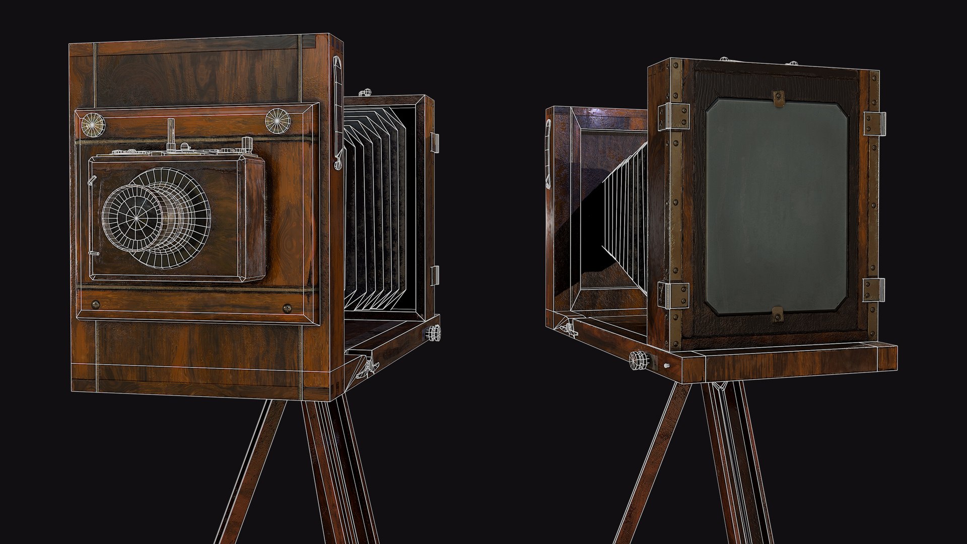 3D 19th Century Wet Plate Camera Model - TurboSquid 1734811