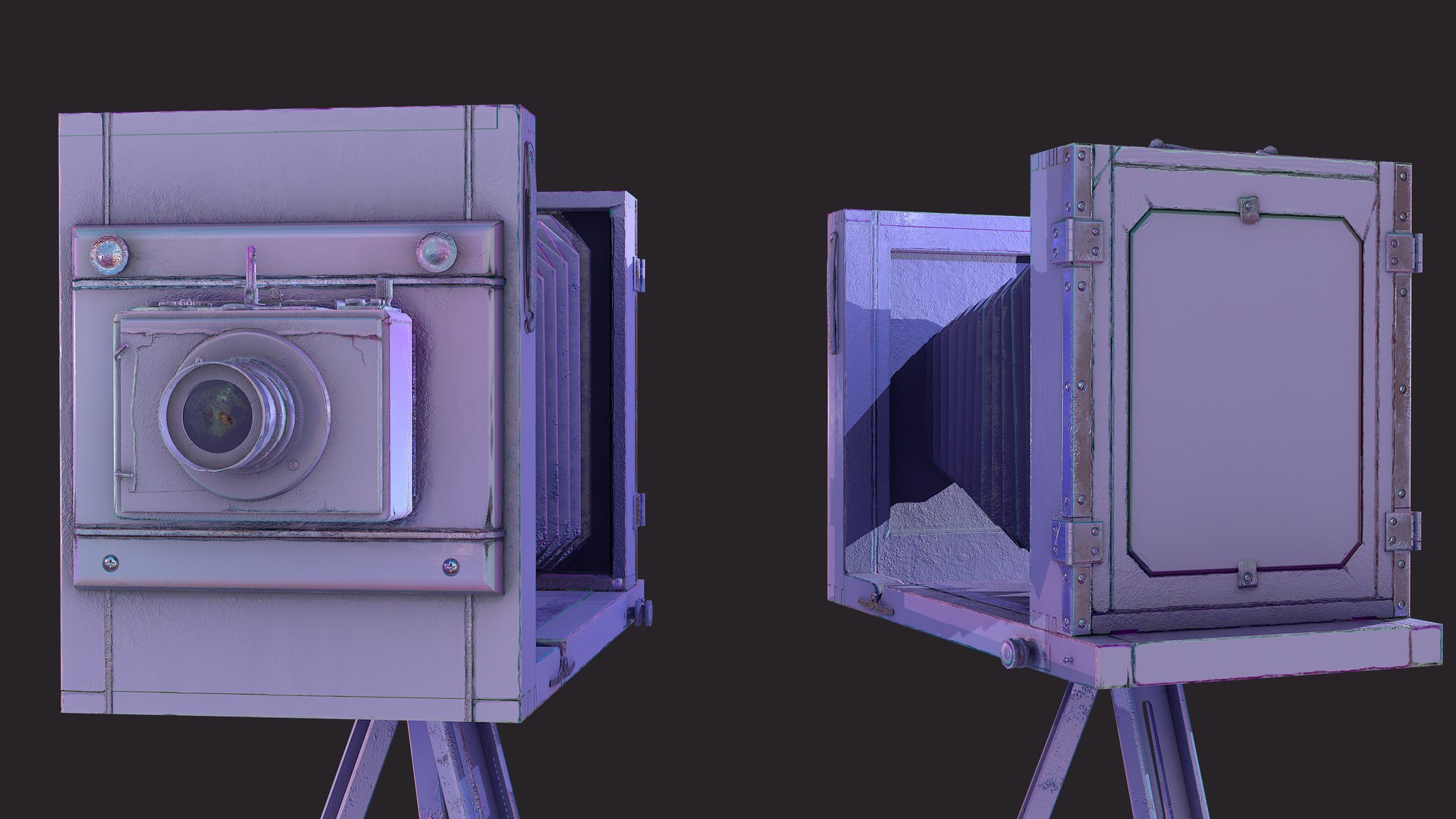 3D 19th Century Wet Plate Camera Model - TurboSquid 1734811