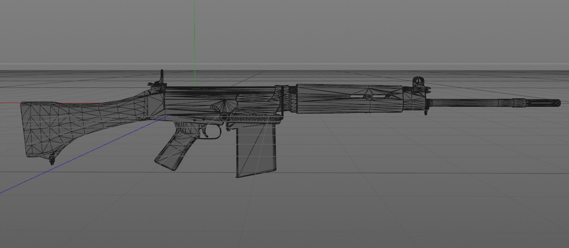 3D Model L1a1 Rifle Slr - TurboSquid 1423631