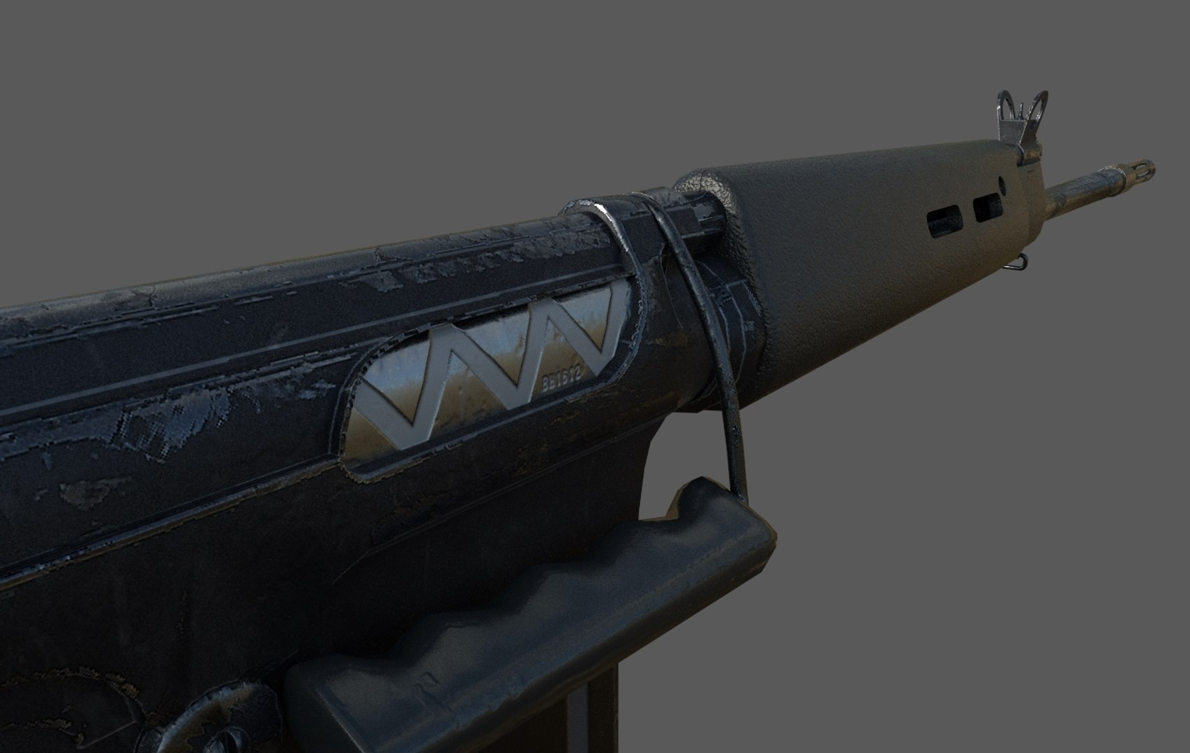 3D Model L1a1 Rifle Slr - TurboSquid 1423631