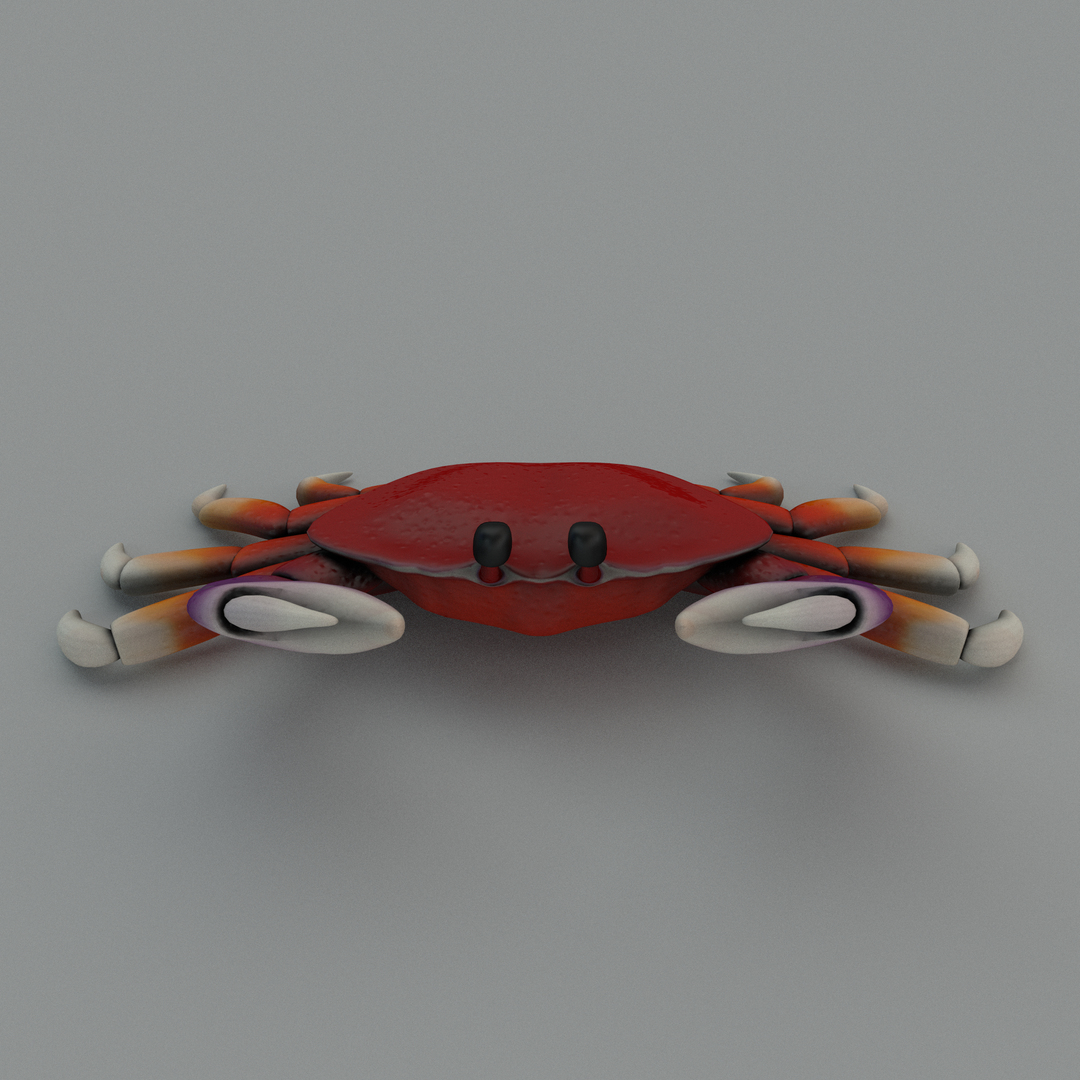 3d Obj Crab Claw Animation