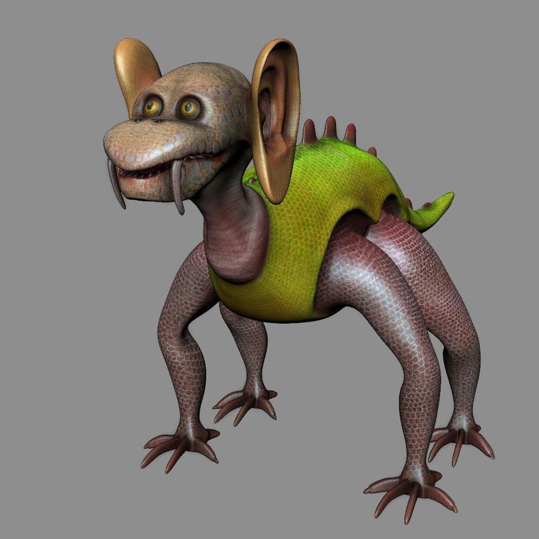 3d Monster Creature Character Animal Model