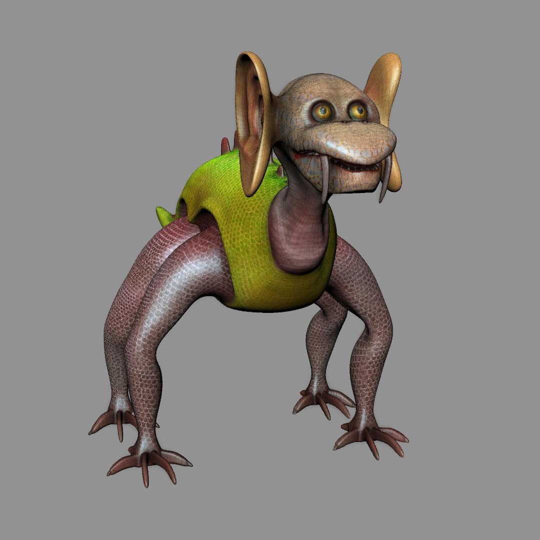 3d Monster Creature Character Animal Model