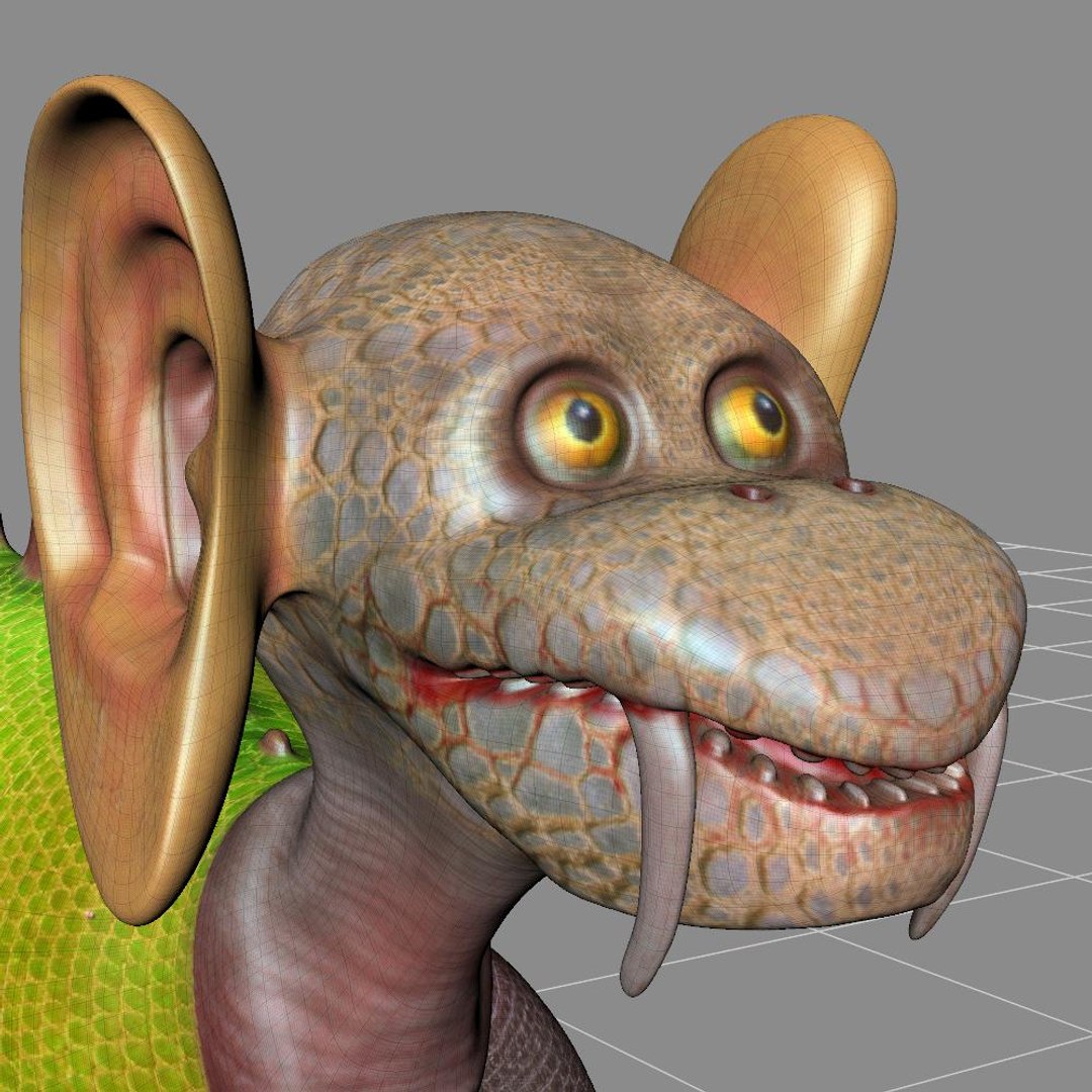 3d Monster Creature Character Animal Model