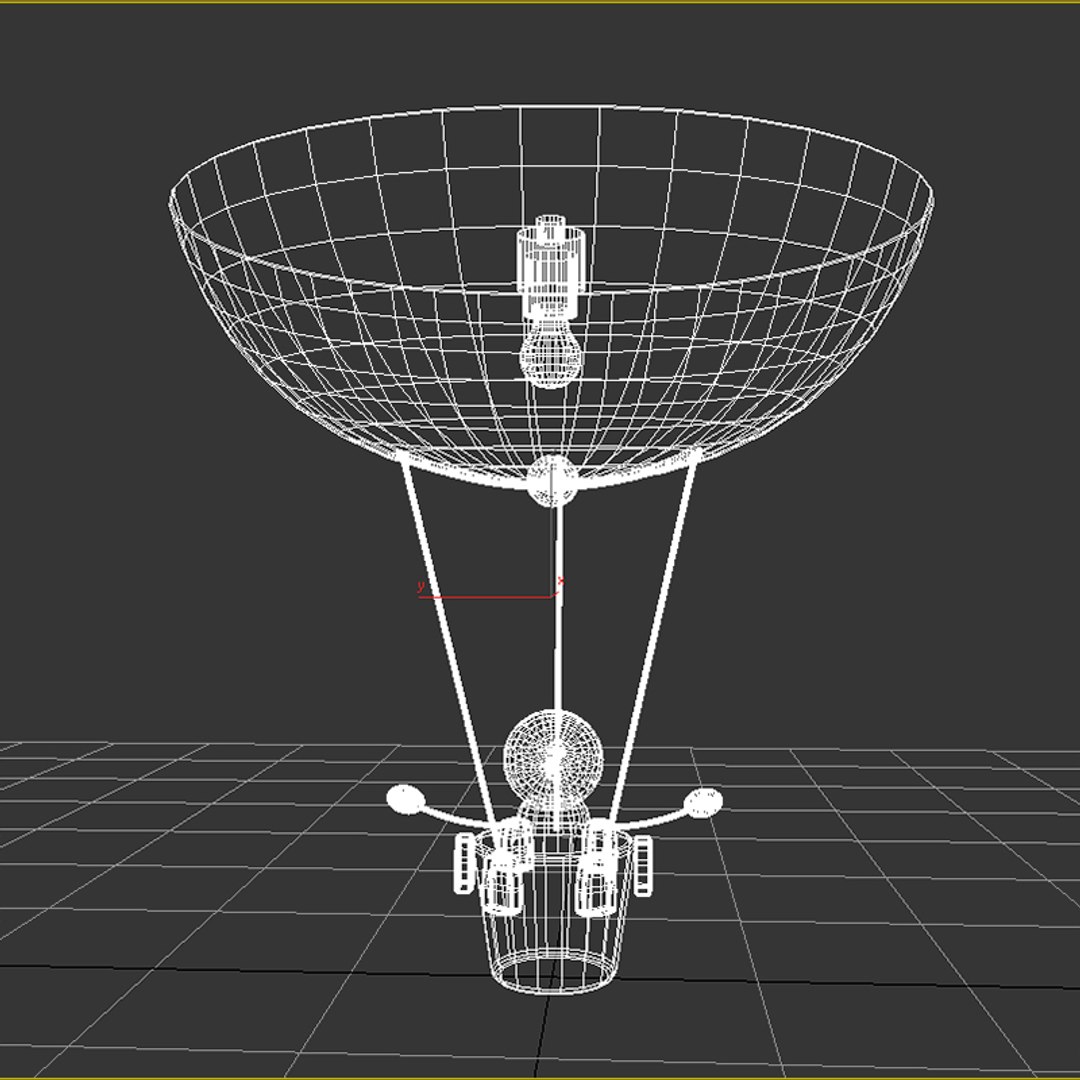 3d lamp light model