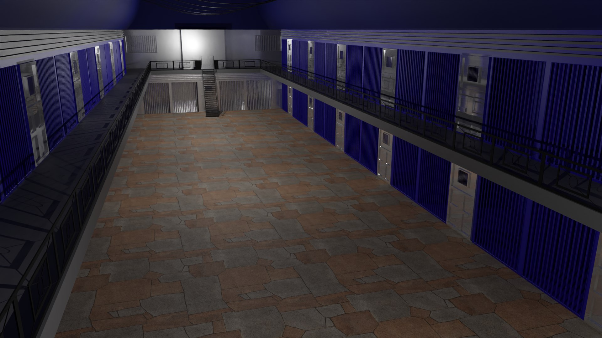 Prison Interior 3D Model - TurboSquid 2157355