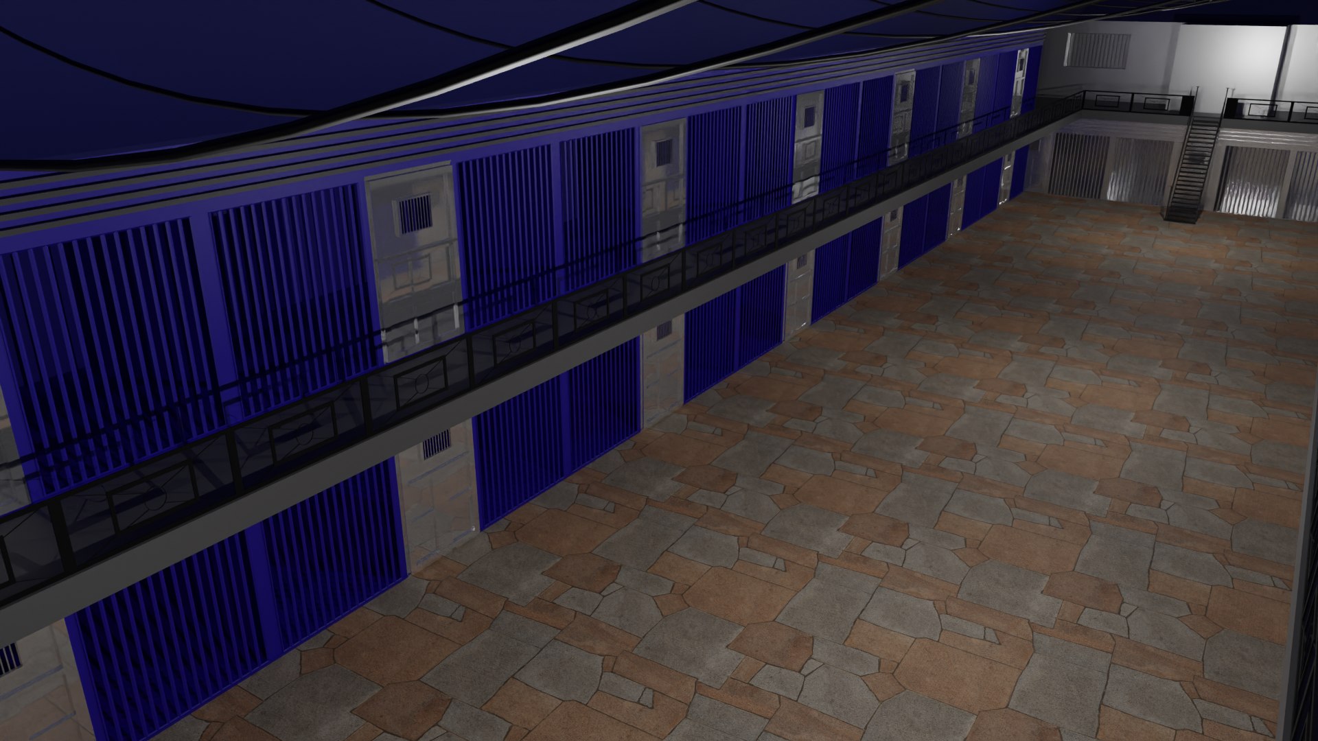 Prison Interior 3D Model - TurboSquid 2157355