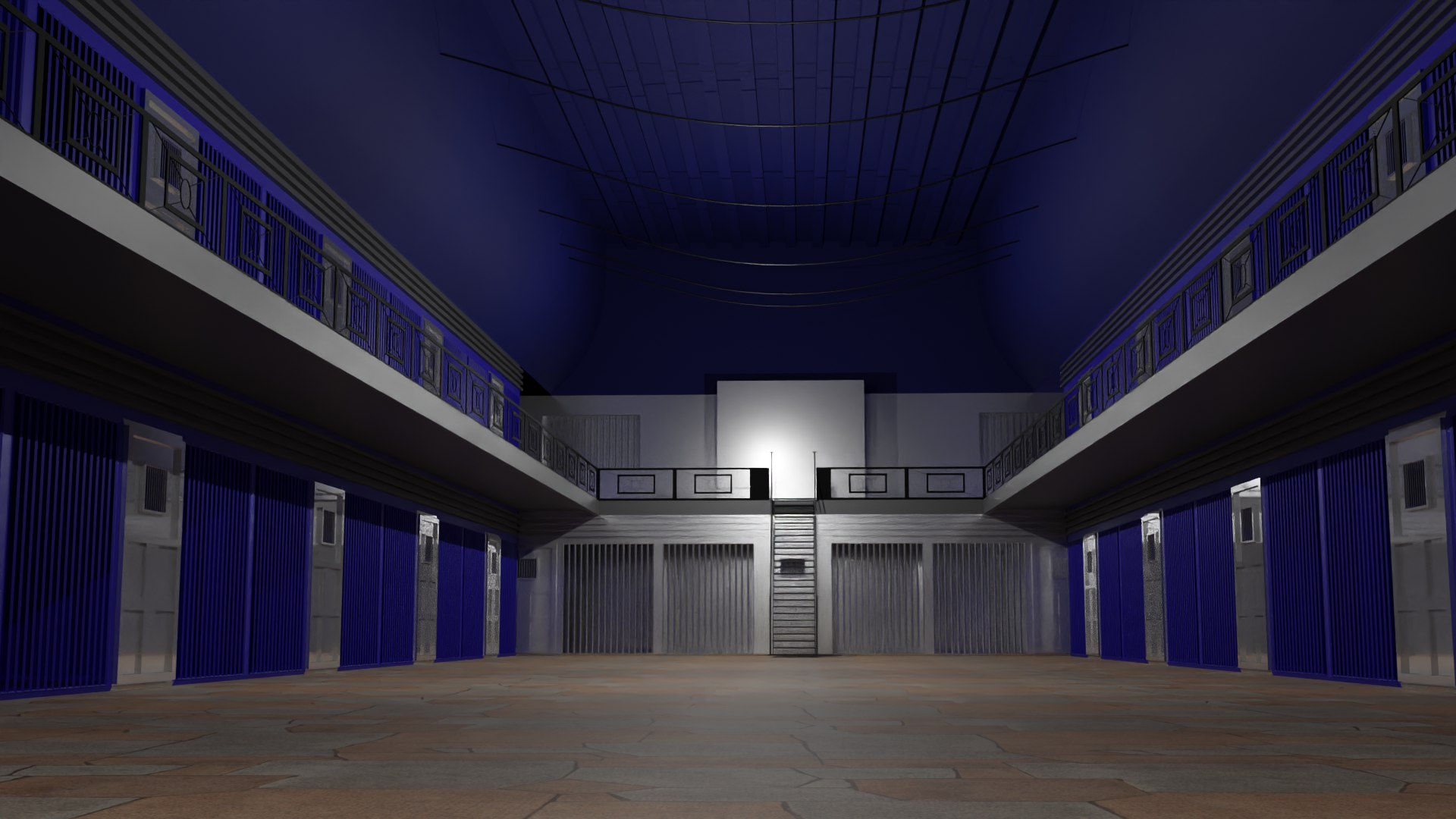 Prison Interior 3D Model - TurboSquid 2157355