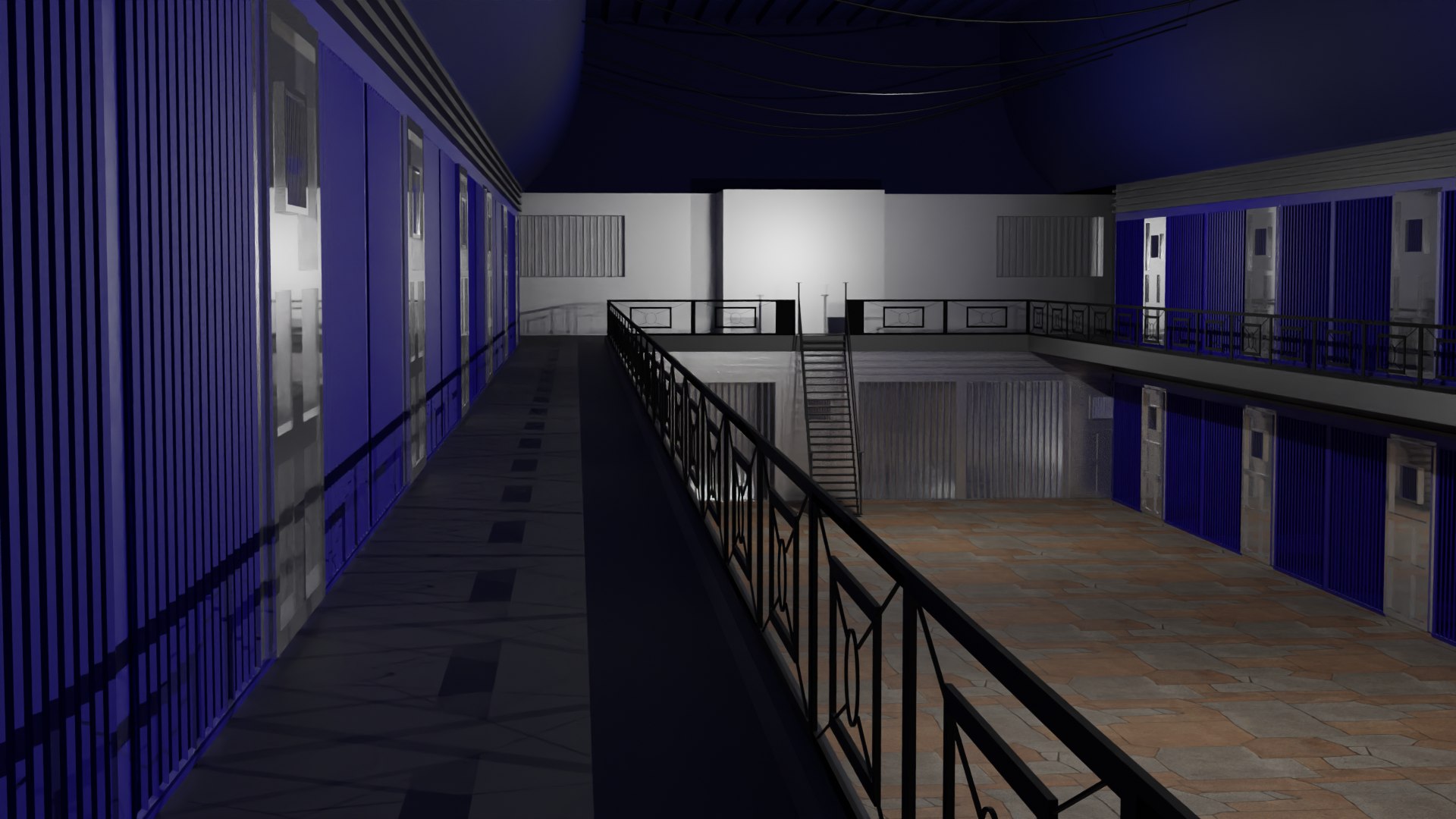 Prison Interior 3D Model - TurboSquid 2157355