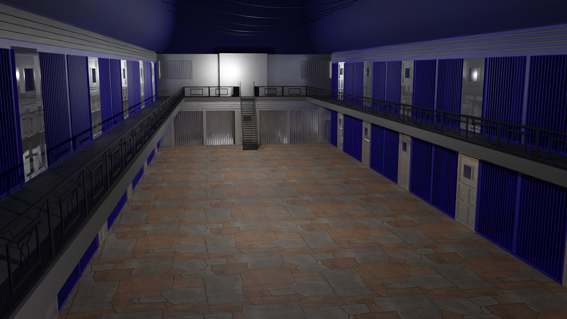 Prison Interior 3D Model - TurboSquid 2157355