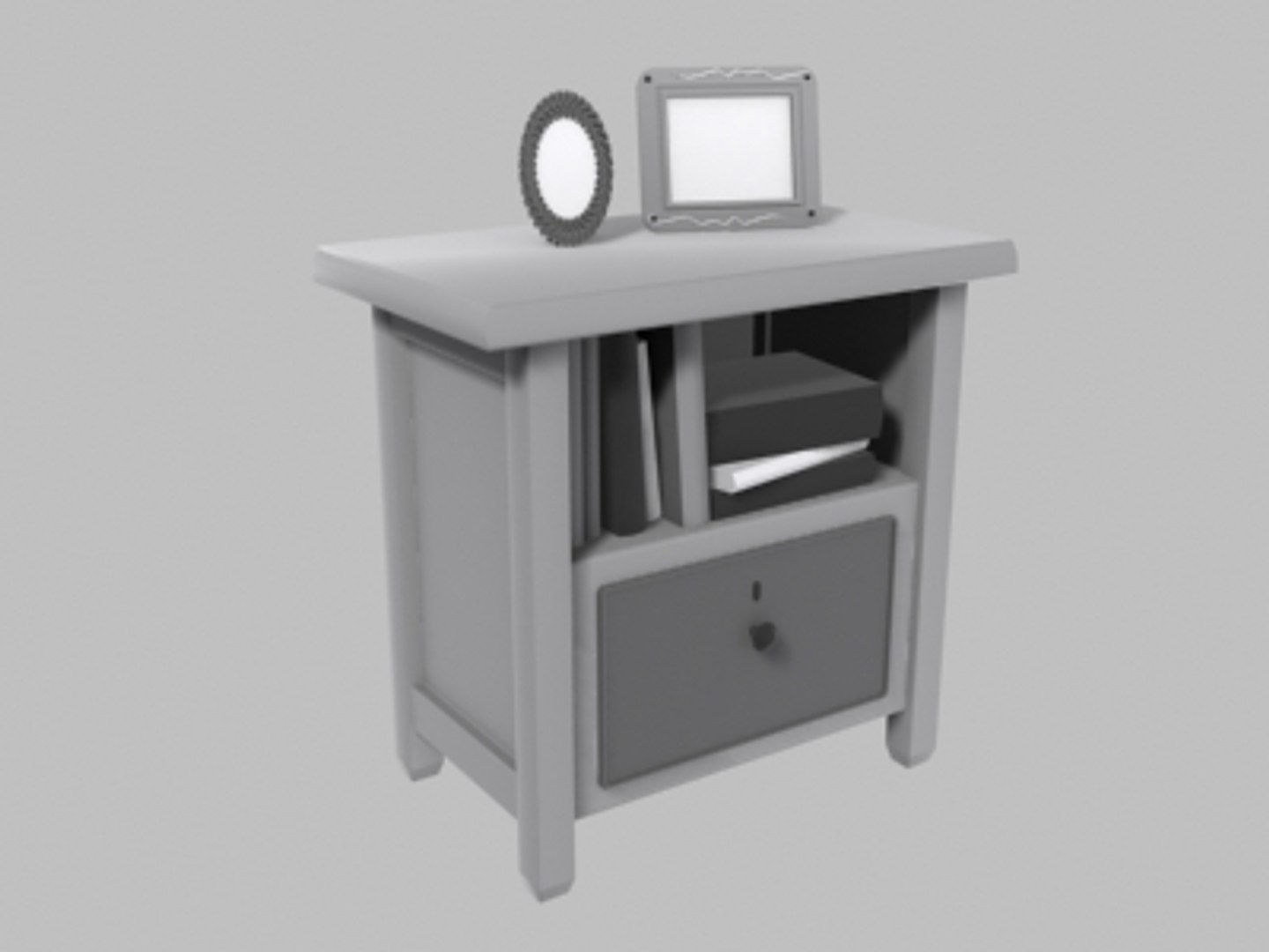 Shelf Drawer 3d 3ds