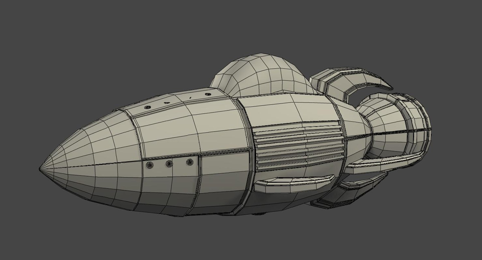 Rocket Rocketship Obj