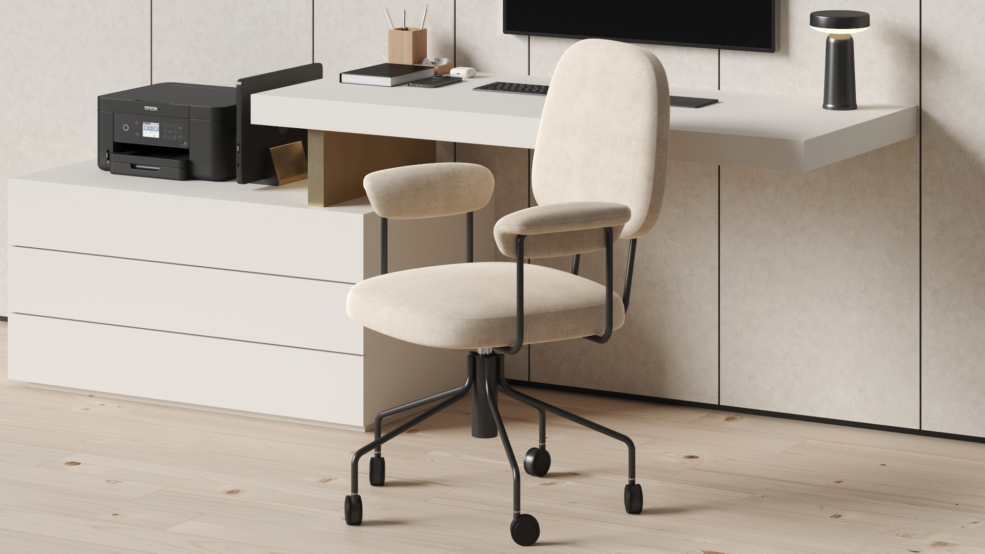 Office Workspace - 3 3D model - TurboSquid 2178190