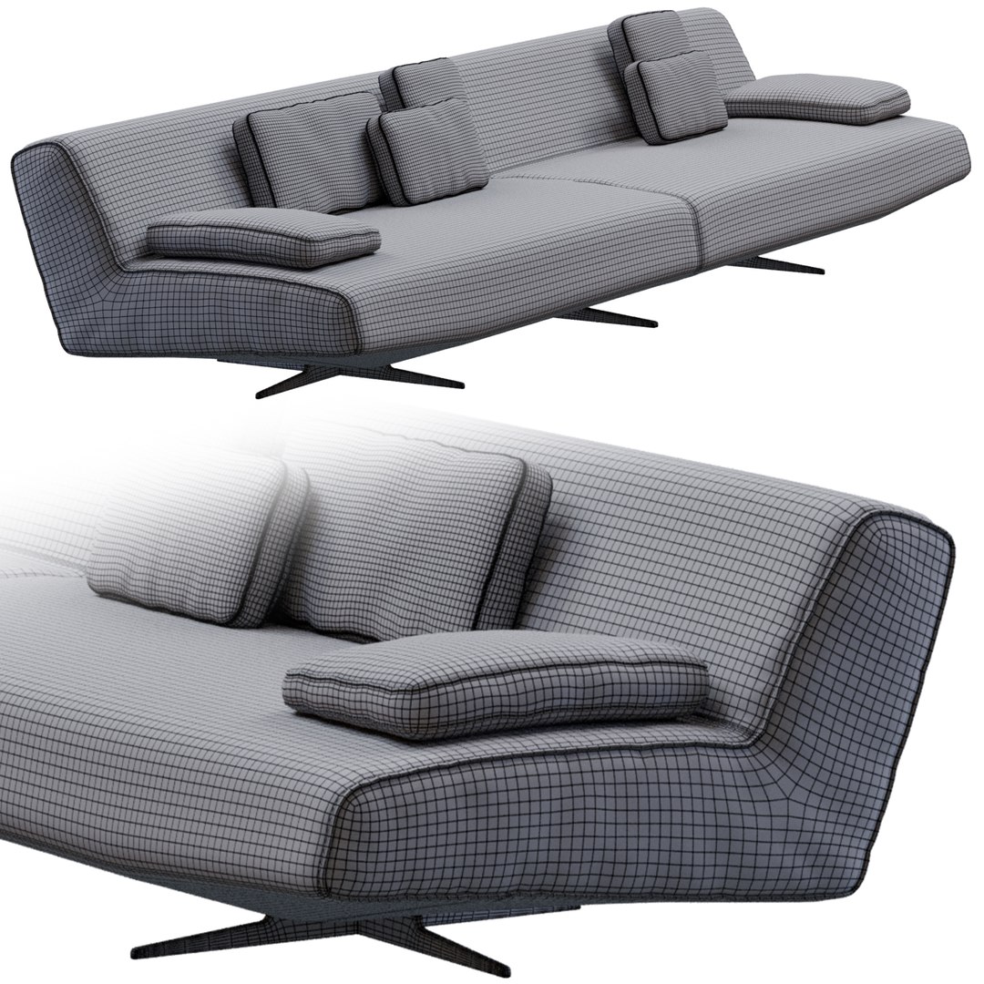 SYDNEY By Poliform Option 2 3D Model - TurboSquid 1983993