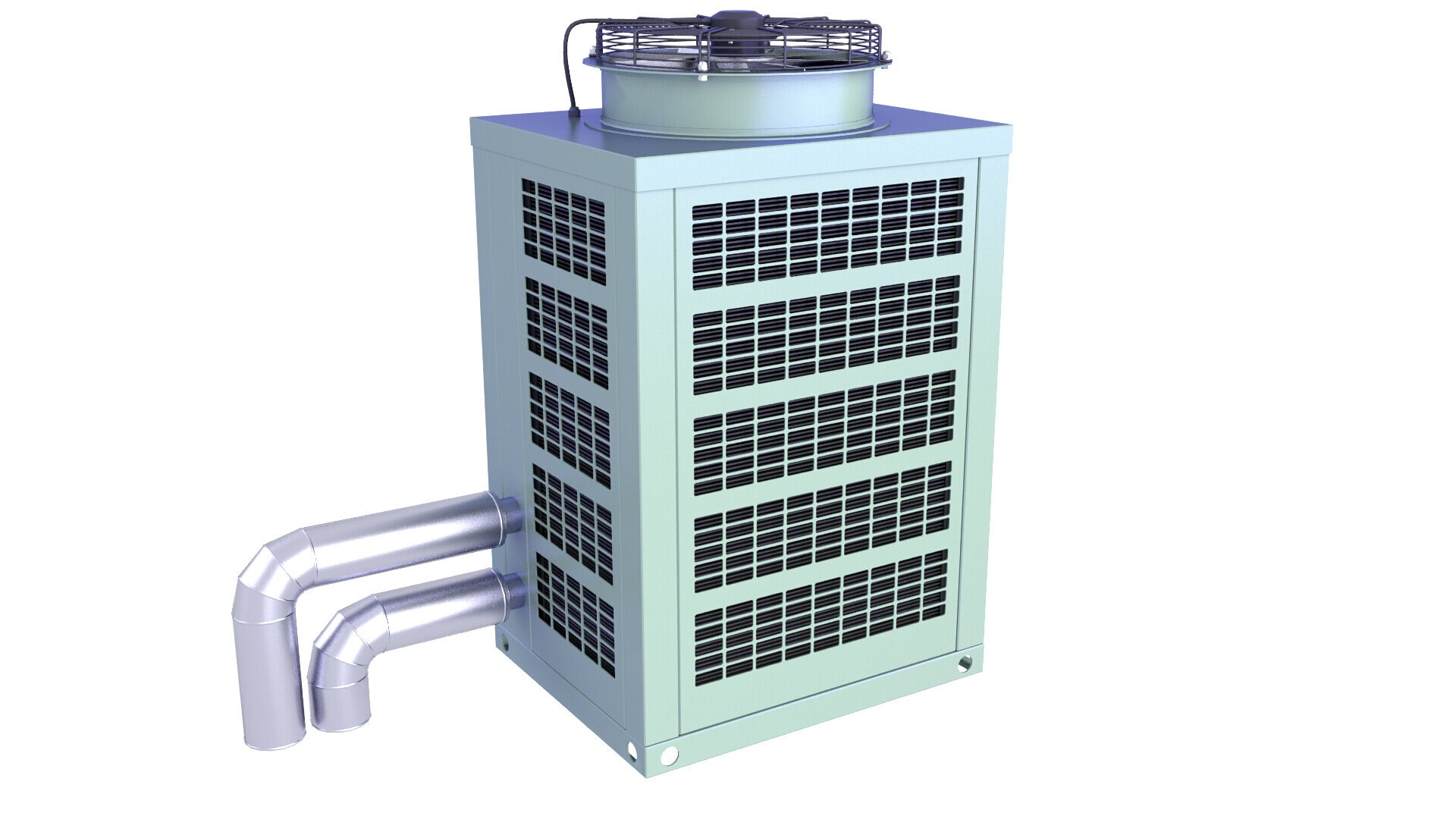 Industrial Rooftop Chiller MP 18 model - TurboSquid 2098383