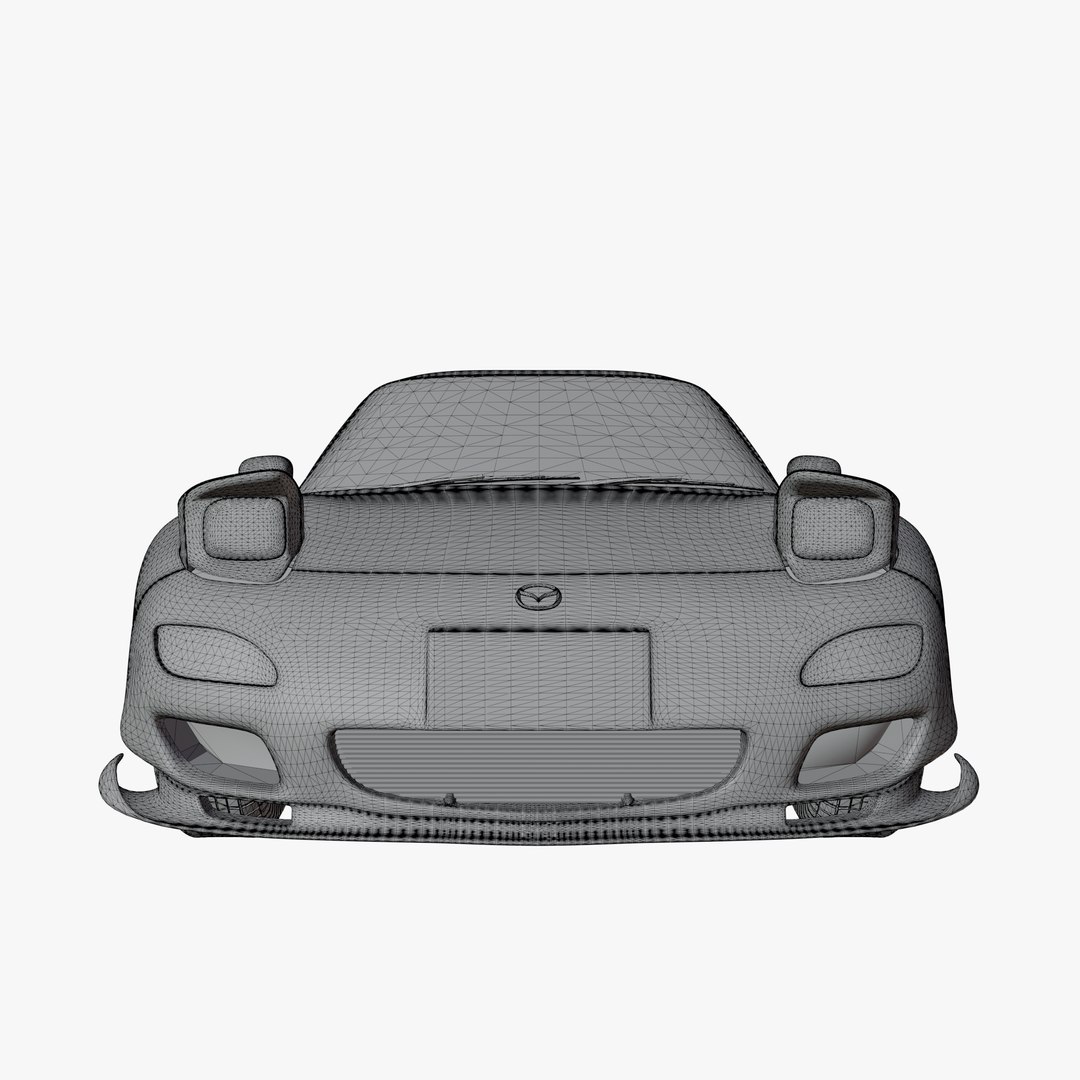 3D Rigged Mazda RX-7 Model - TurboSquid 2042342