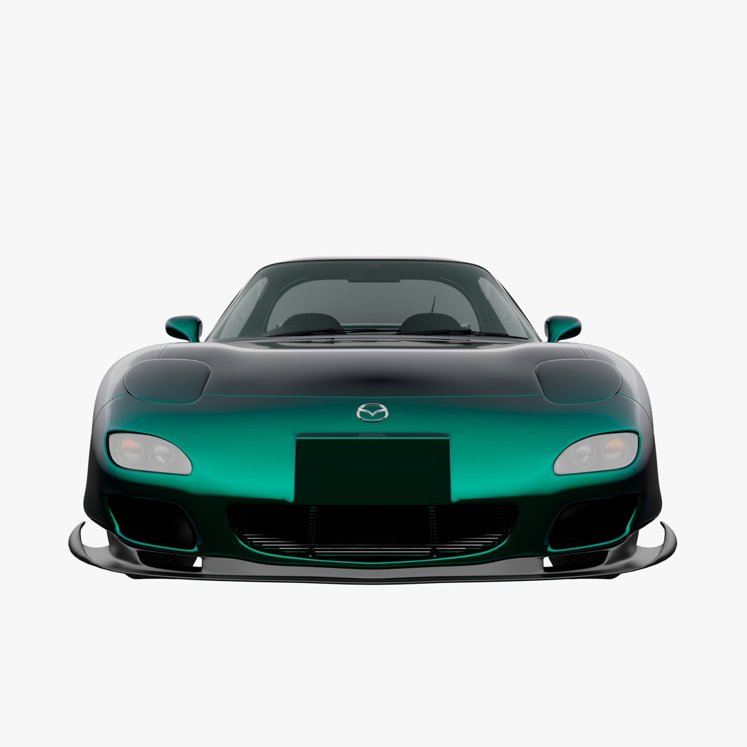 3D Rigged Mazda RX-7 Model - TurboSquid 2042342