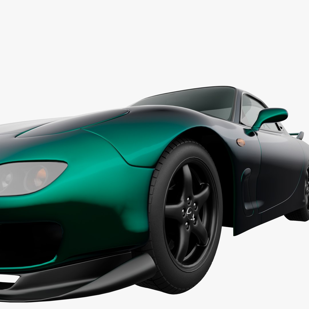 3D Rigged Mazda RX-7 Model - TurboSquid 2042342