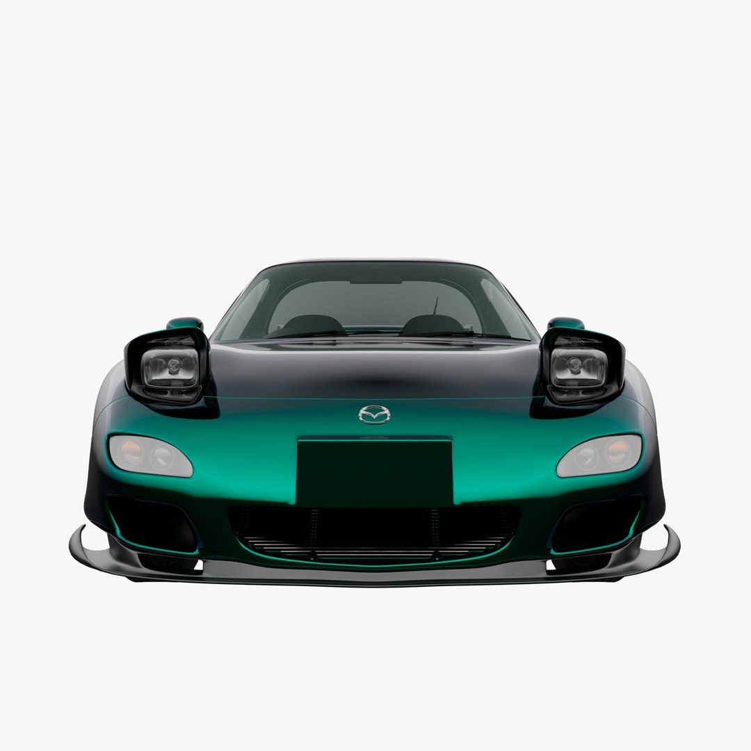 3D Rigged Mazda RX-7 Model - TurboSquid 2042342