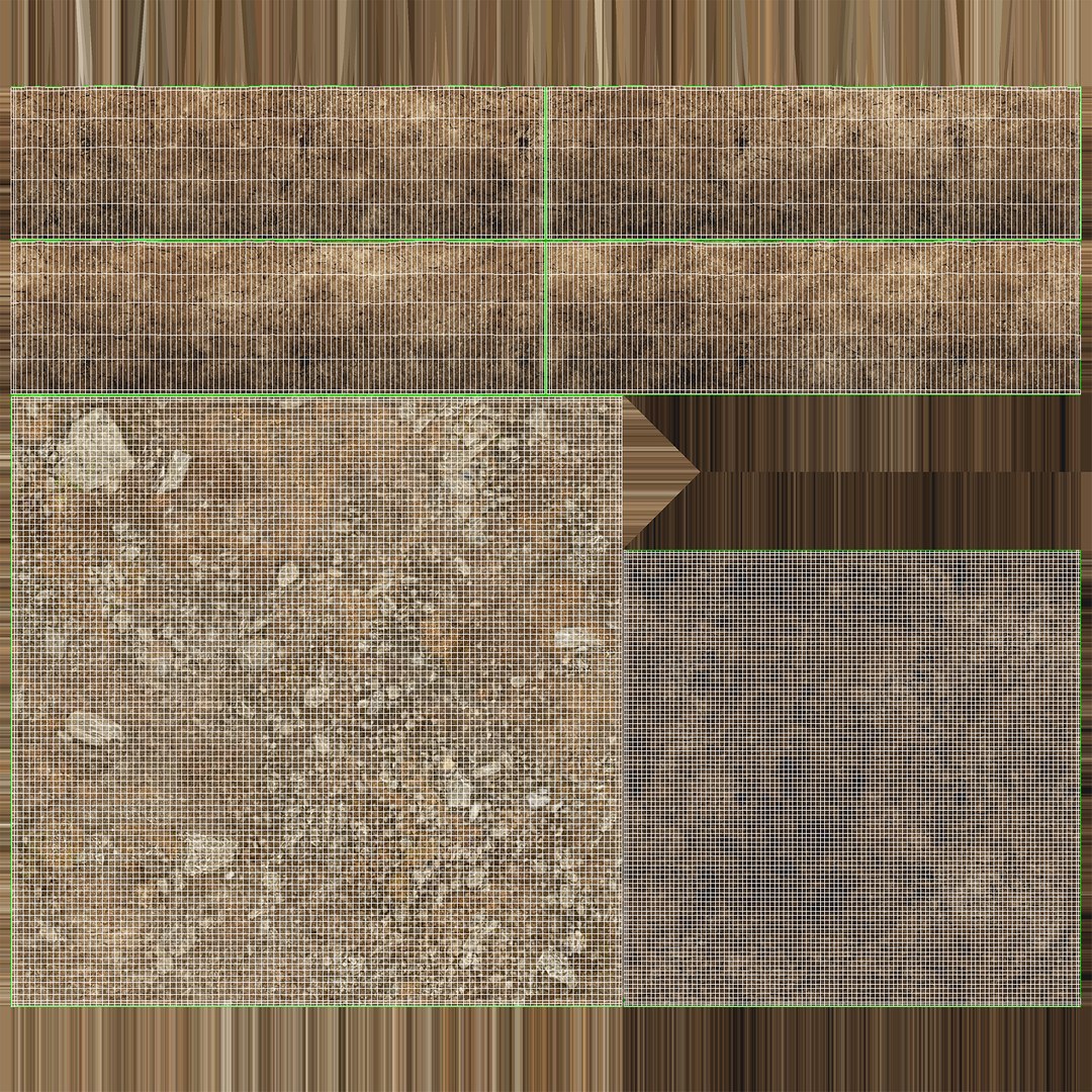 Dirt cross sections 3D - TurboSquid 1333209