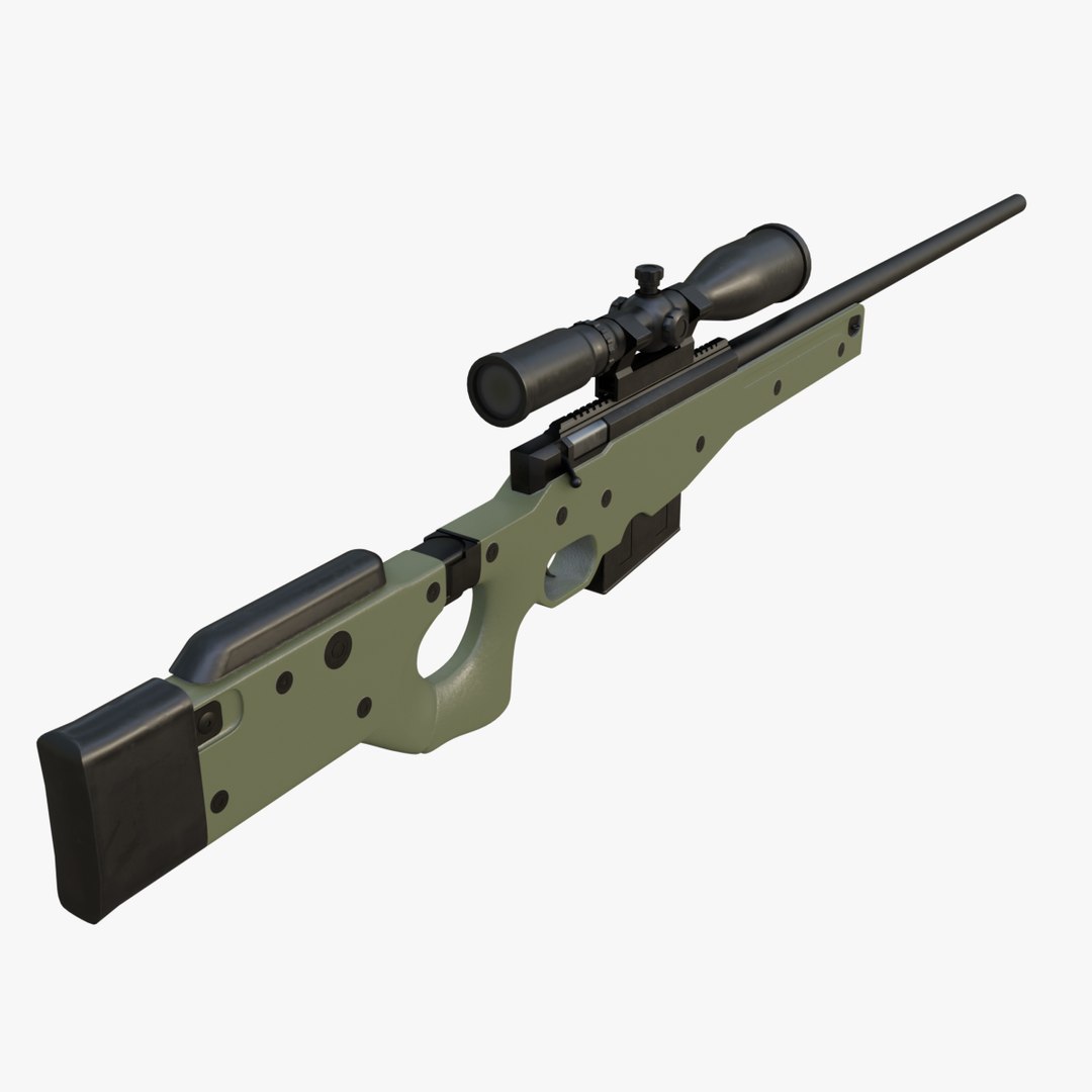 AWP Sniper Rifle 3D - TurboSquid 2034880