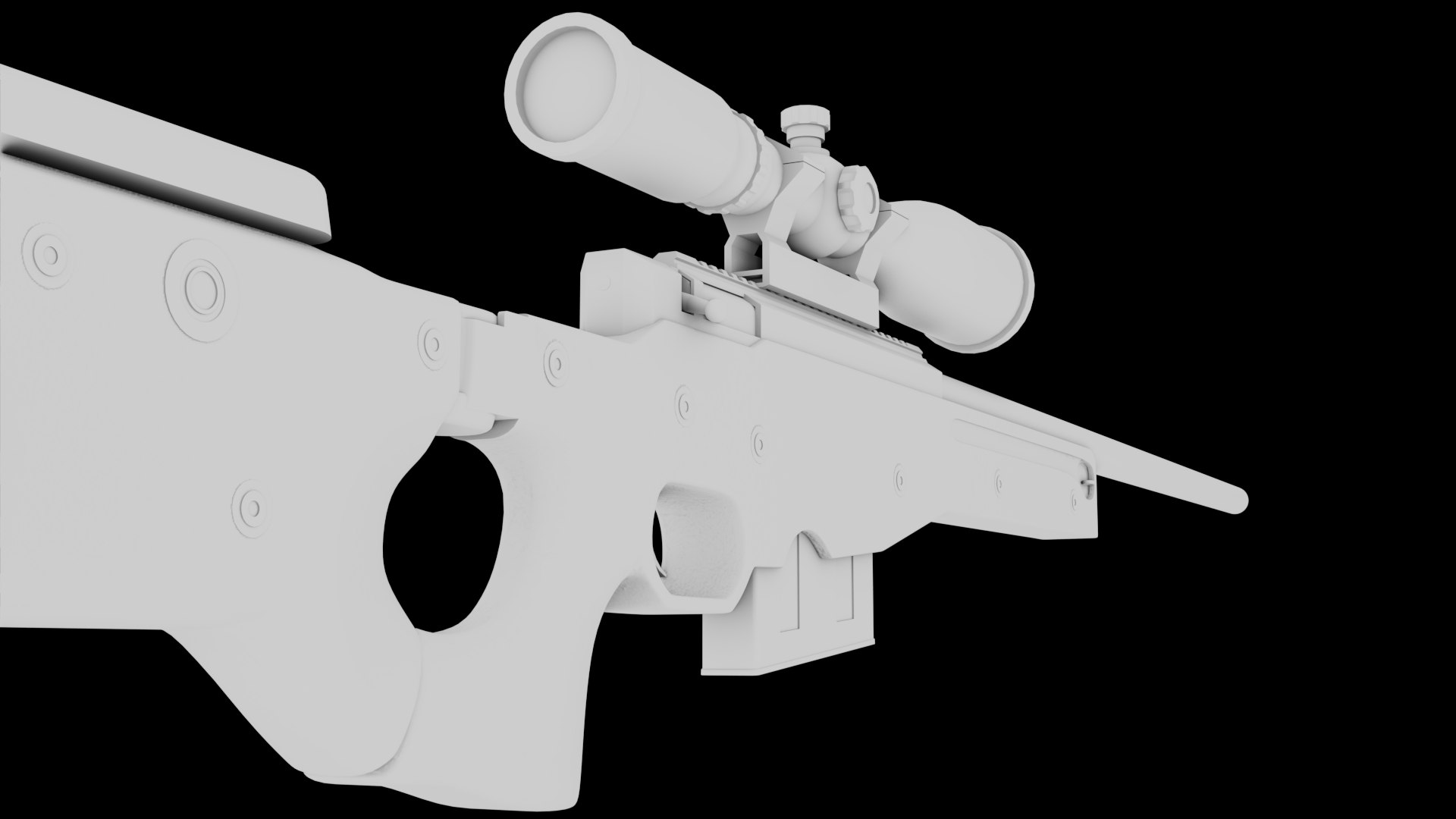 AWP Sniper Rifle 3D - TurboSquid 2034880