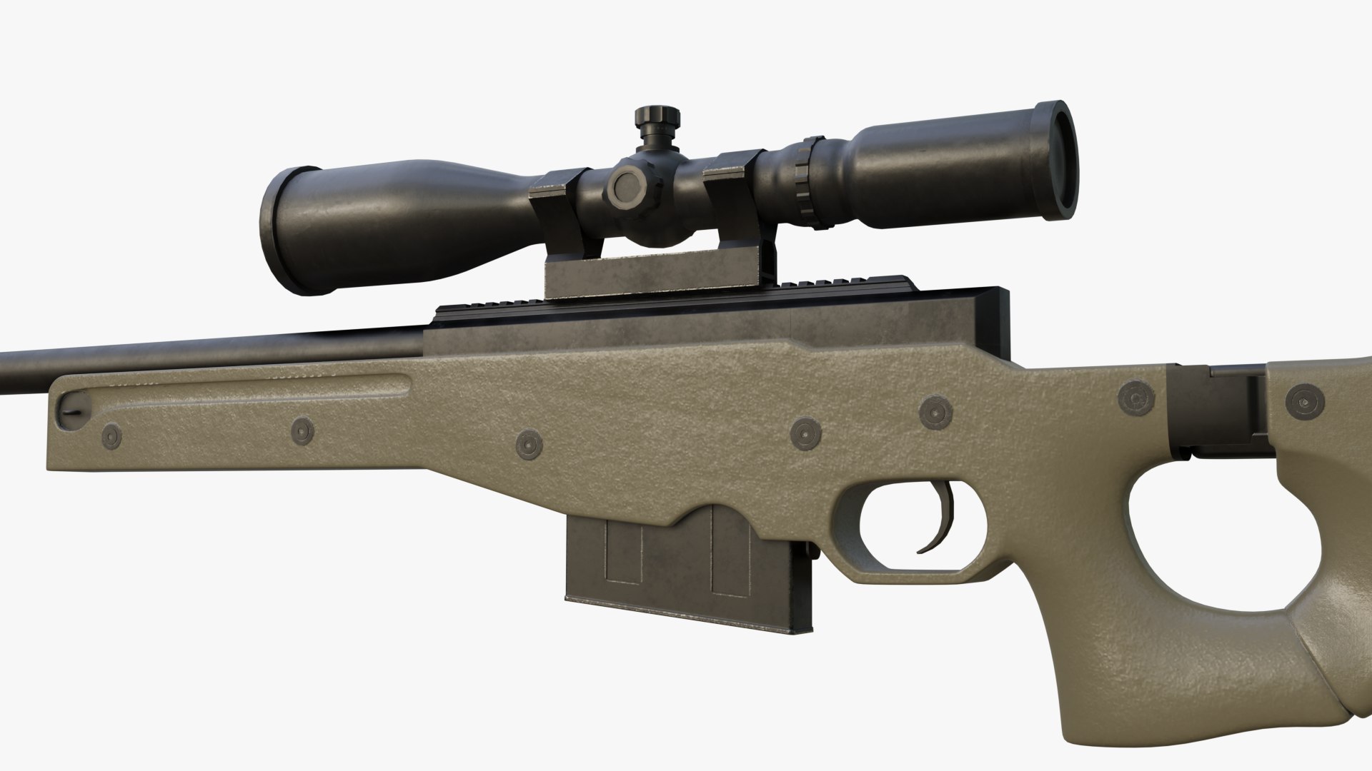 AWP Sniper Rifle 3D - TurboSquid 2034880