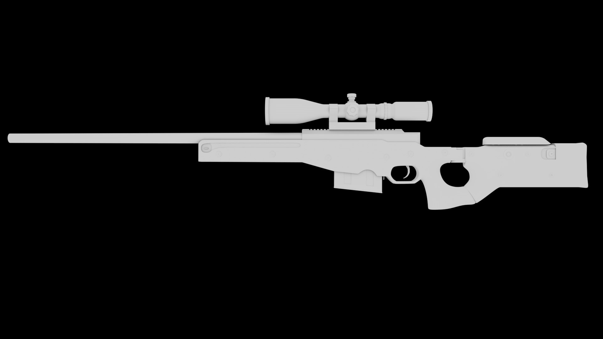 AWP Sniper Rifle 3D - TurboSquid 2034880