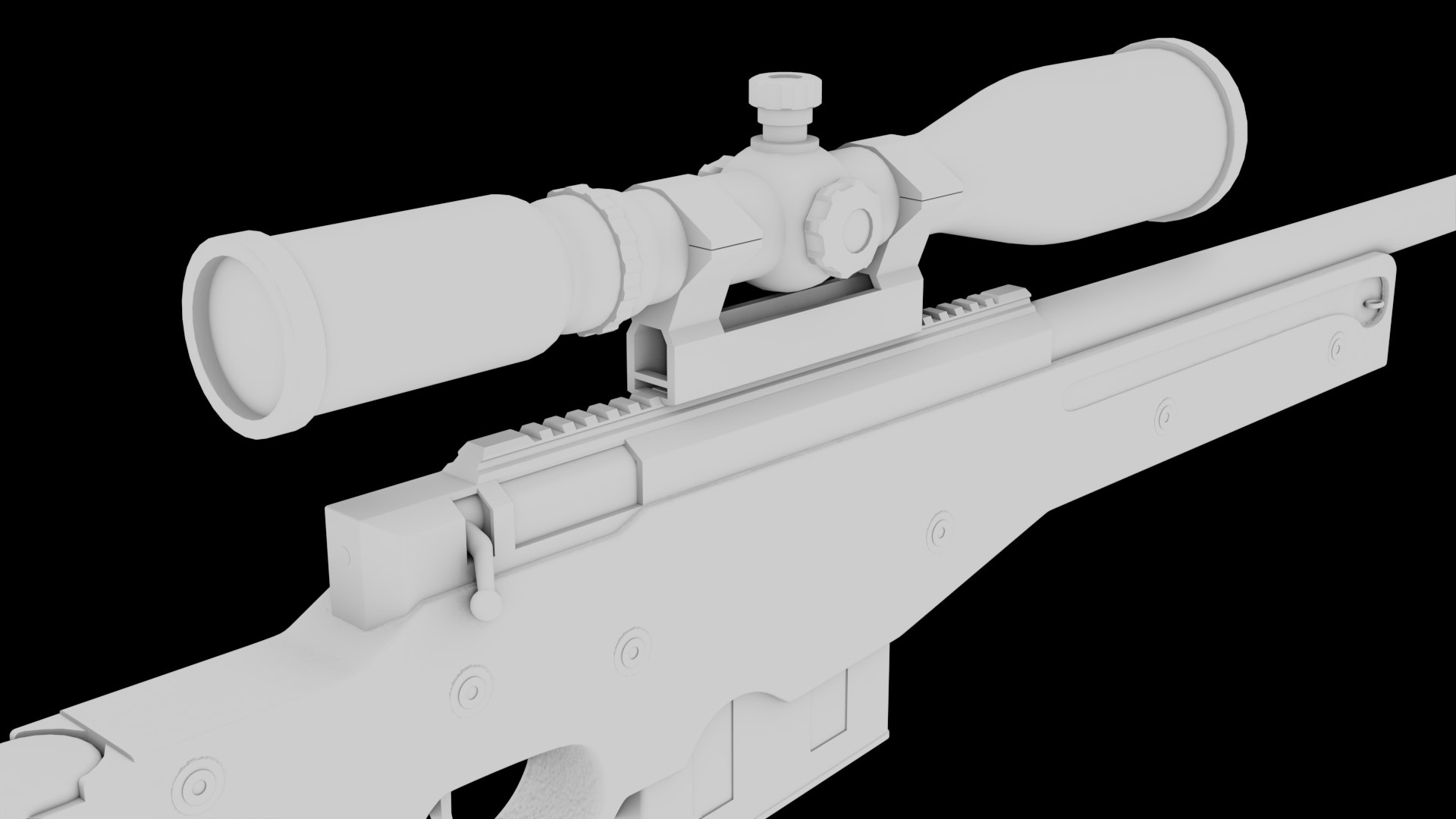 AWP Sniper Rifle 3D - TurboSquid 2034880