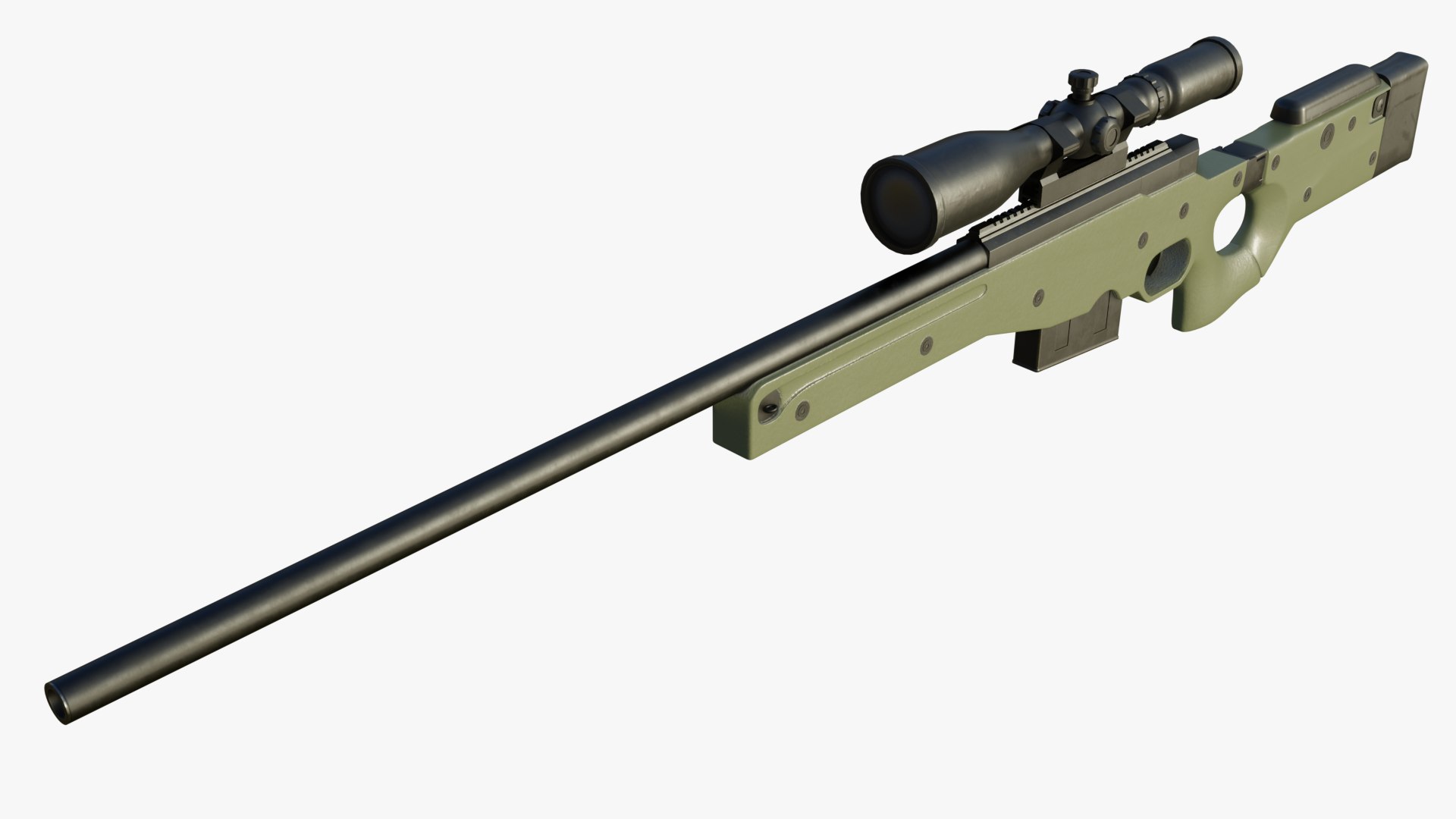 AWP Sniper Rifle 3D - TurboSquid 2034880