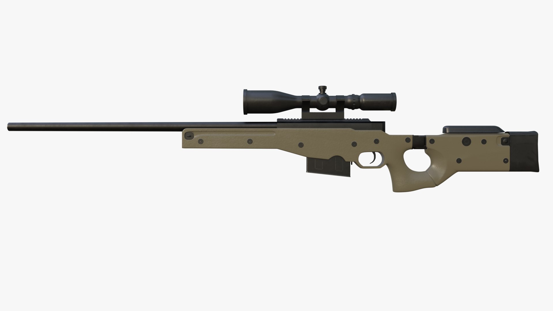 AWP Sniper Rifle 3D - TurboSquid 2034880