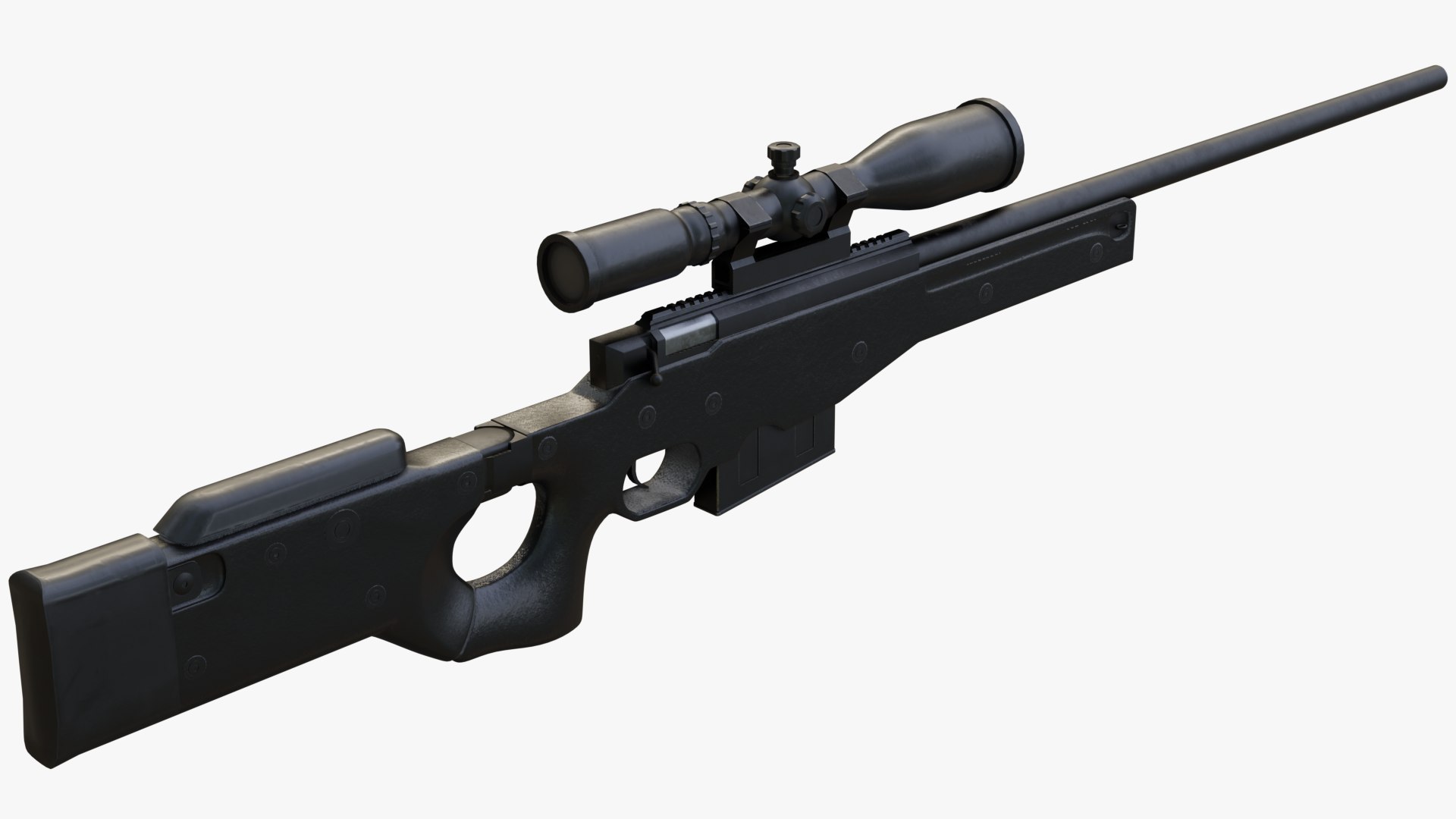 AWP Sniper Rifle 3D - TurboSquid 2034880