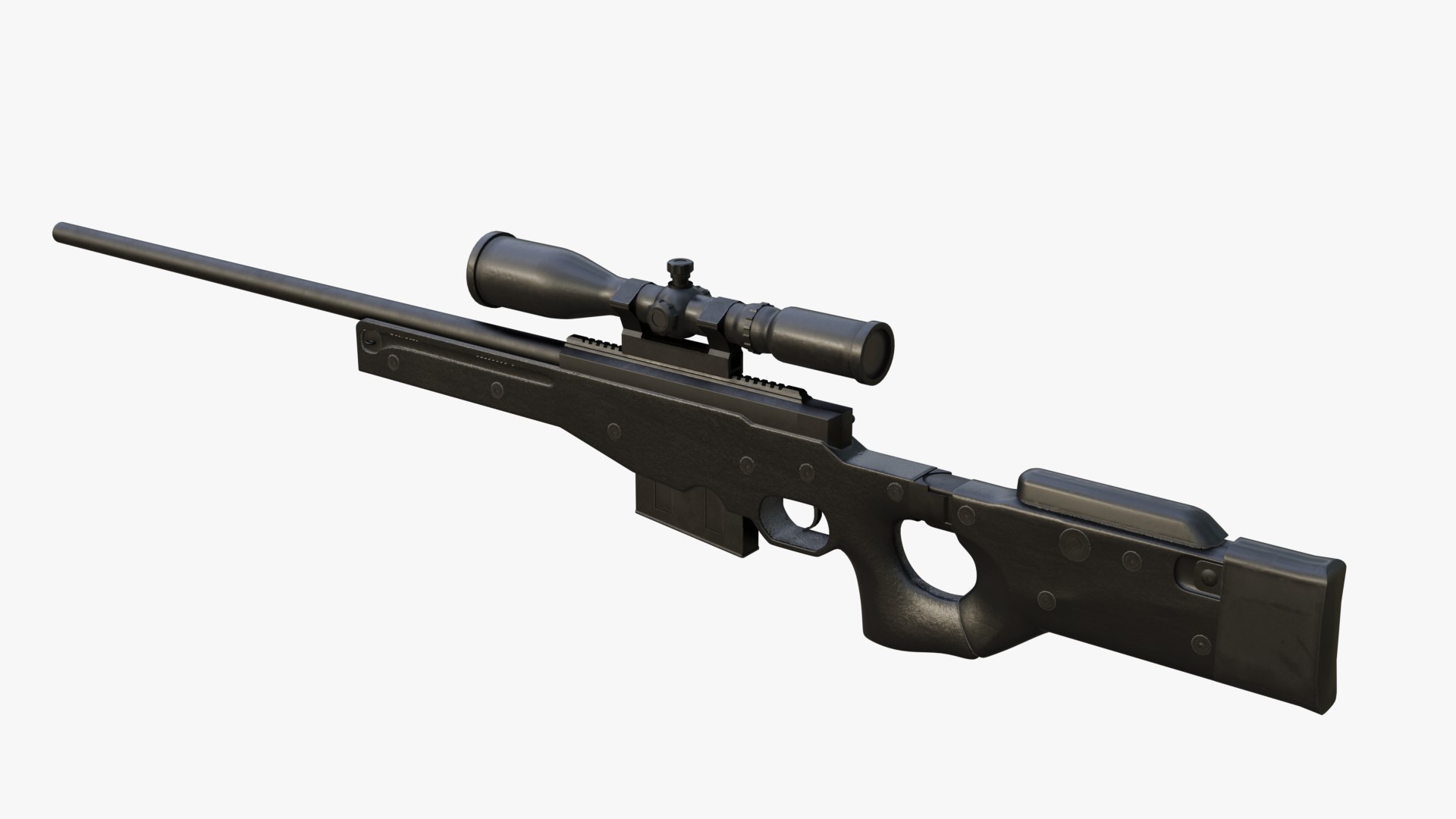 AWP Sniper Rifle 3D - TurboSquid 2034880