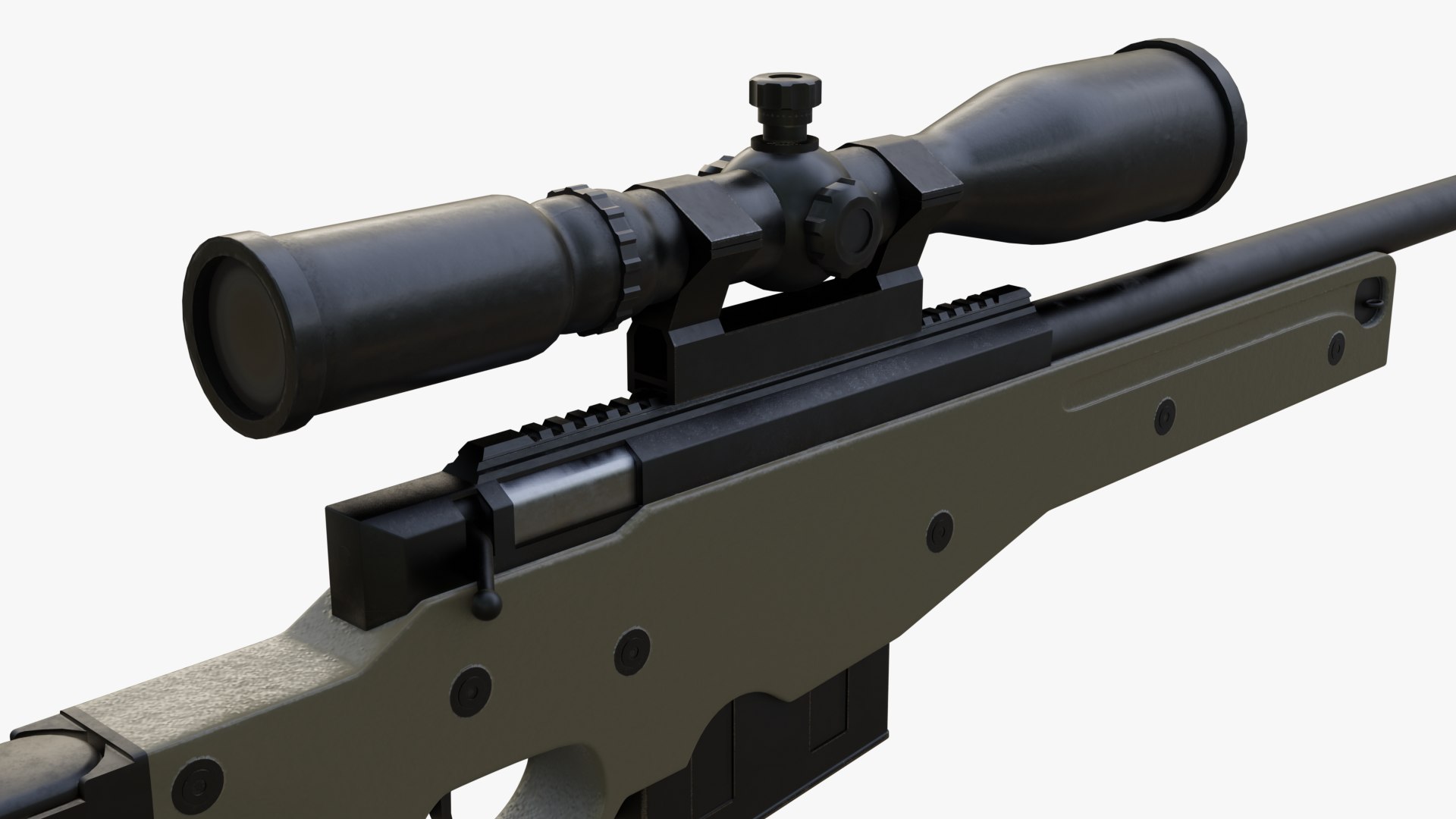AWP Sniper Rifle 3D - TurboSquid 2034880