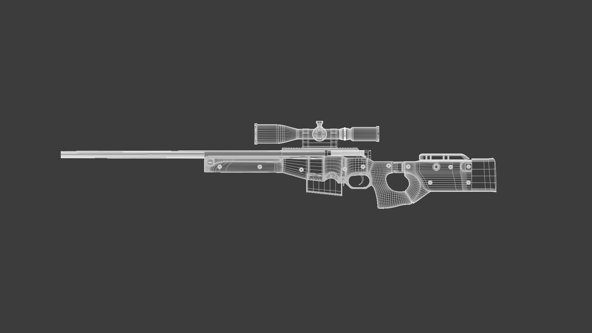 AWP Sniper Rifle 3D - TurboSquid 2034880