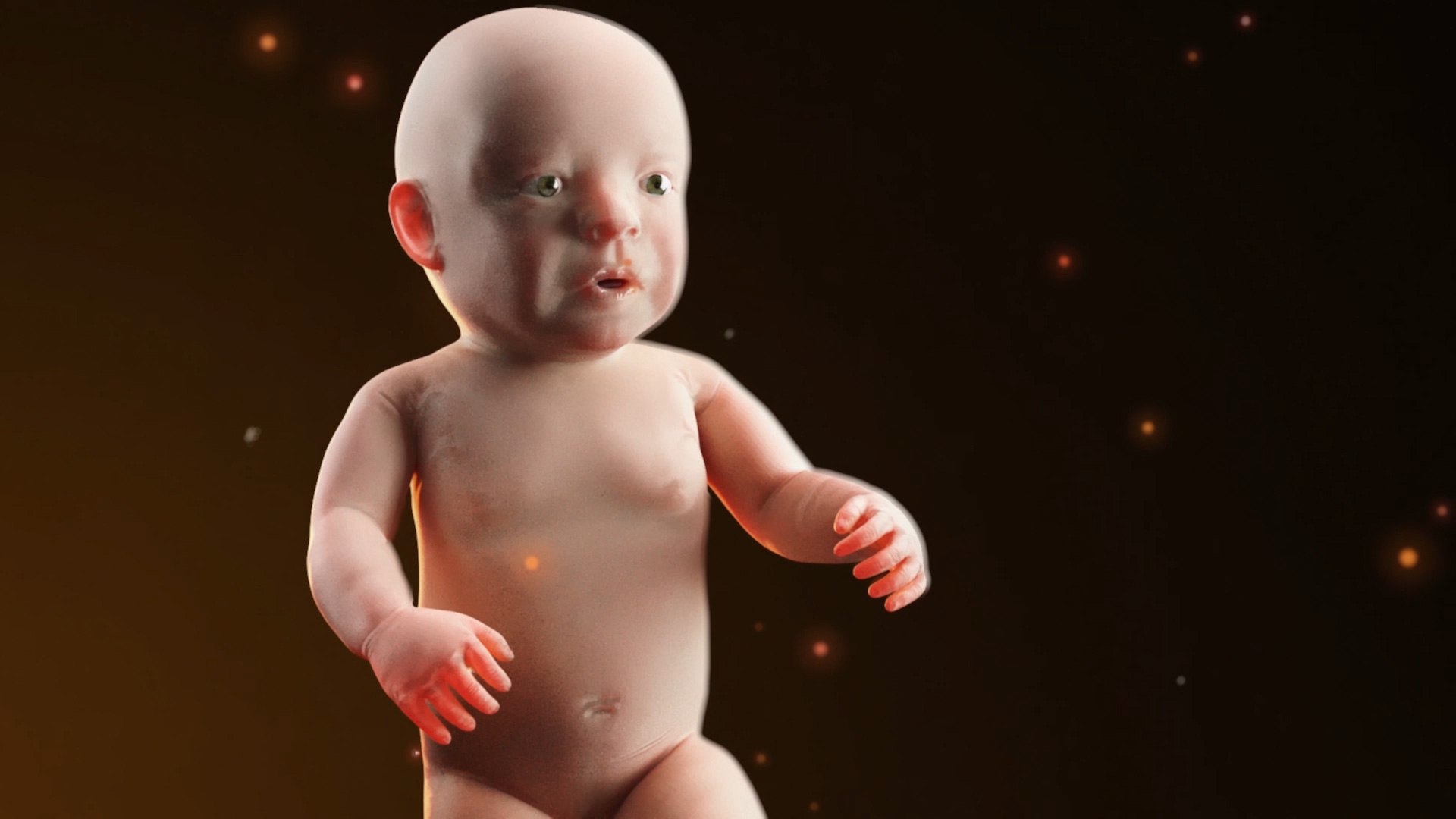 3D Baby New Born Rigged Low-poly - TurboSquid 1969452
