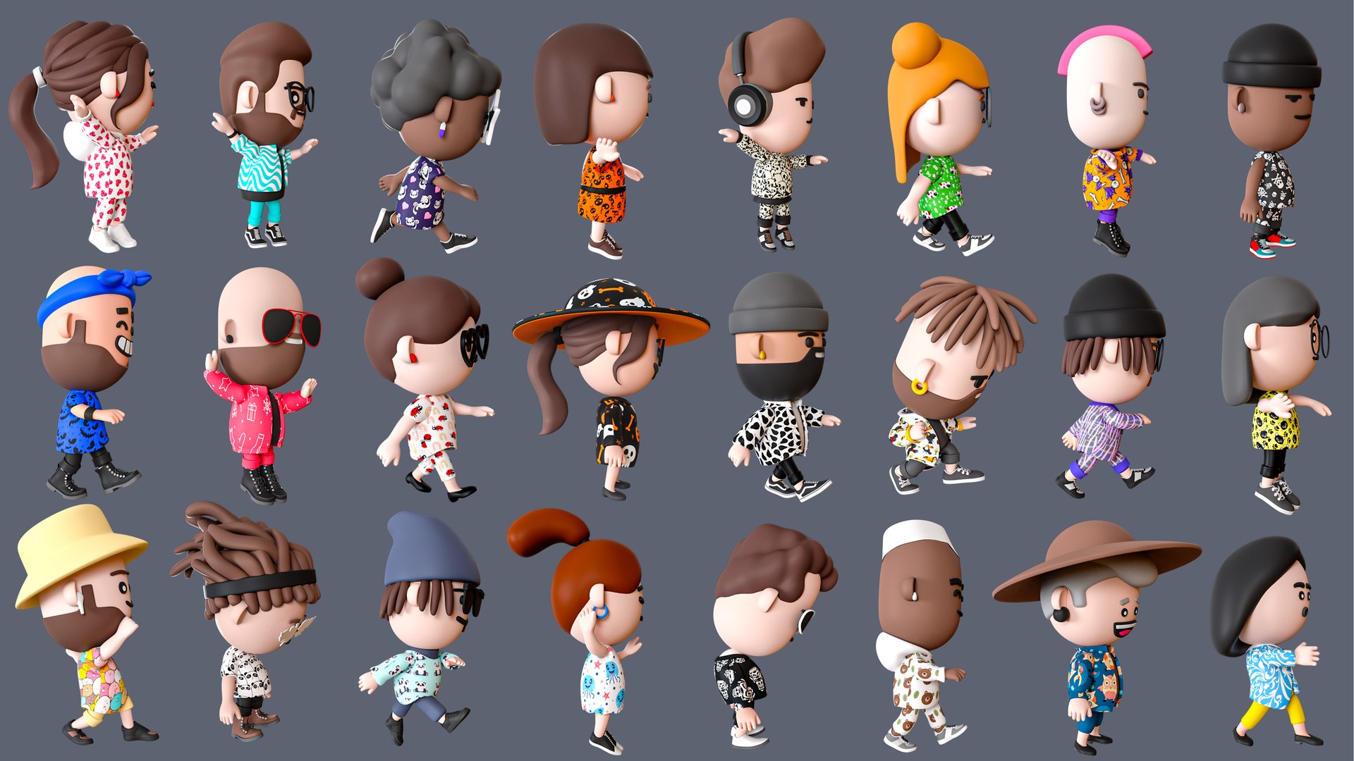 Characters 5 07 3D Model - TurboSquid 1914633