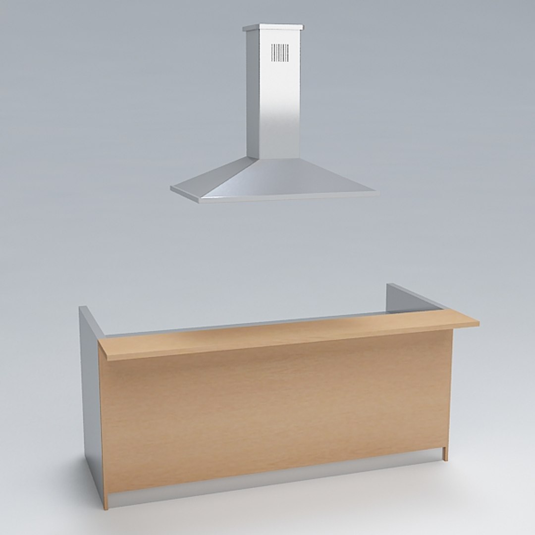 3d Kitchen Counter Model