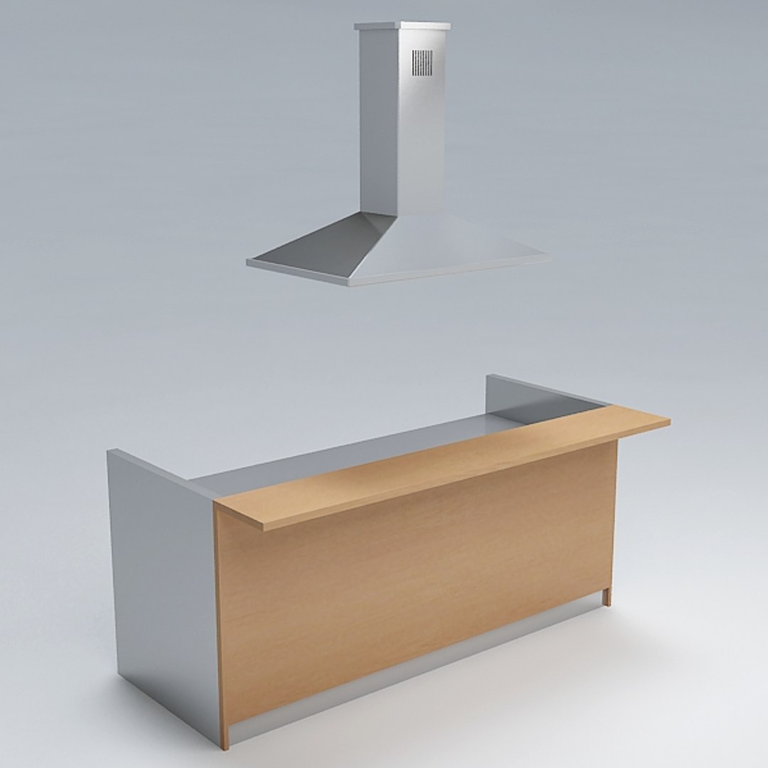 3d Kitchen Counter Model