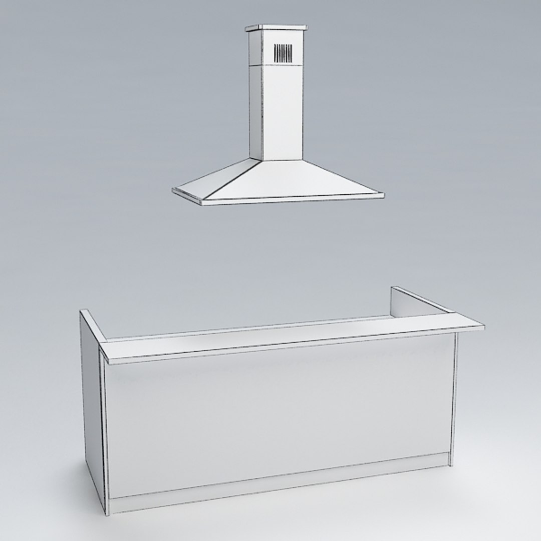 3d Kitchen Counter Model