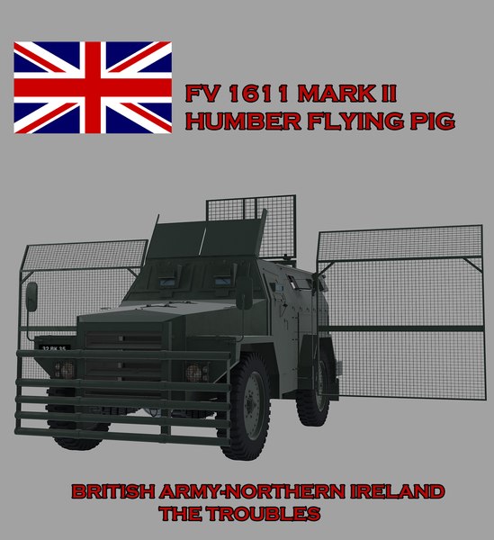 3D модель HUMBER FLYING PIG - TurboSquid 945637