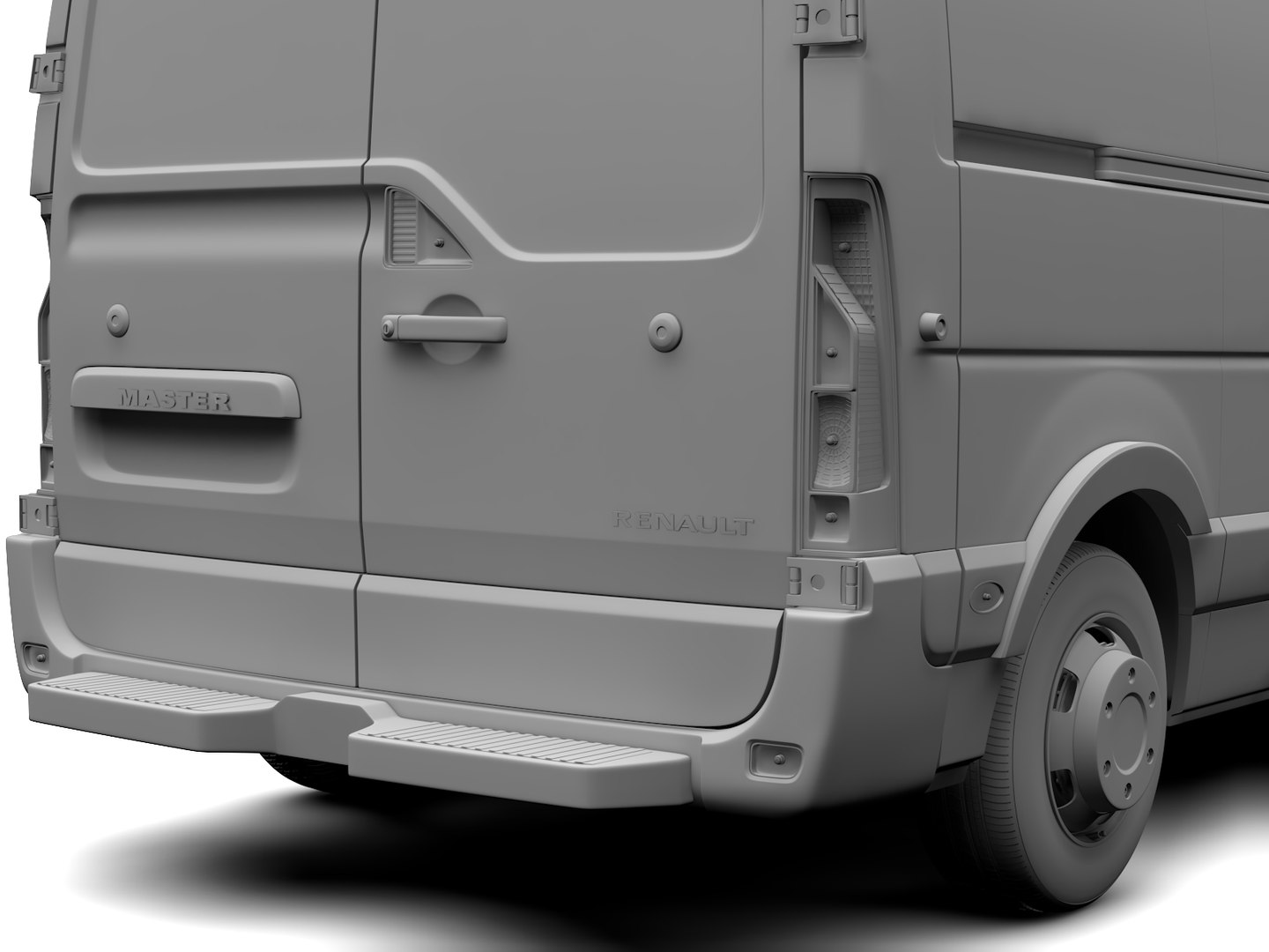 3D renault master l3h2 - TurboSquid 1173948