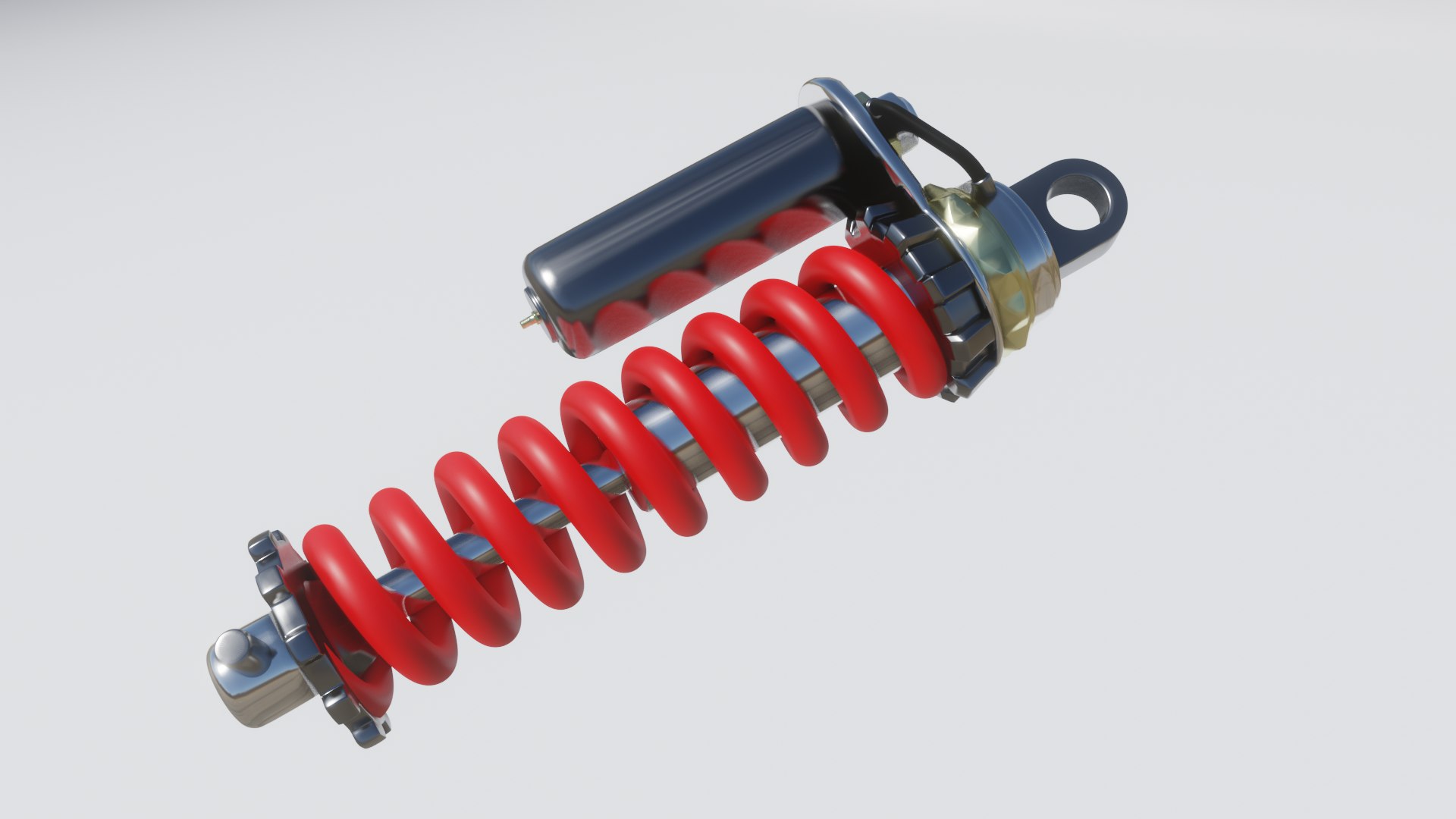 Shock Absorber 3D Model - TurboSquid 1941271