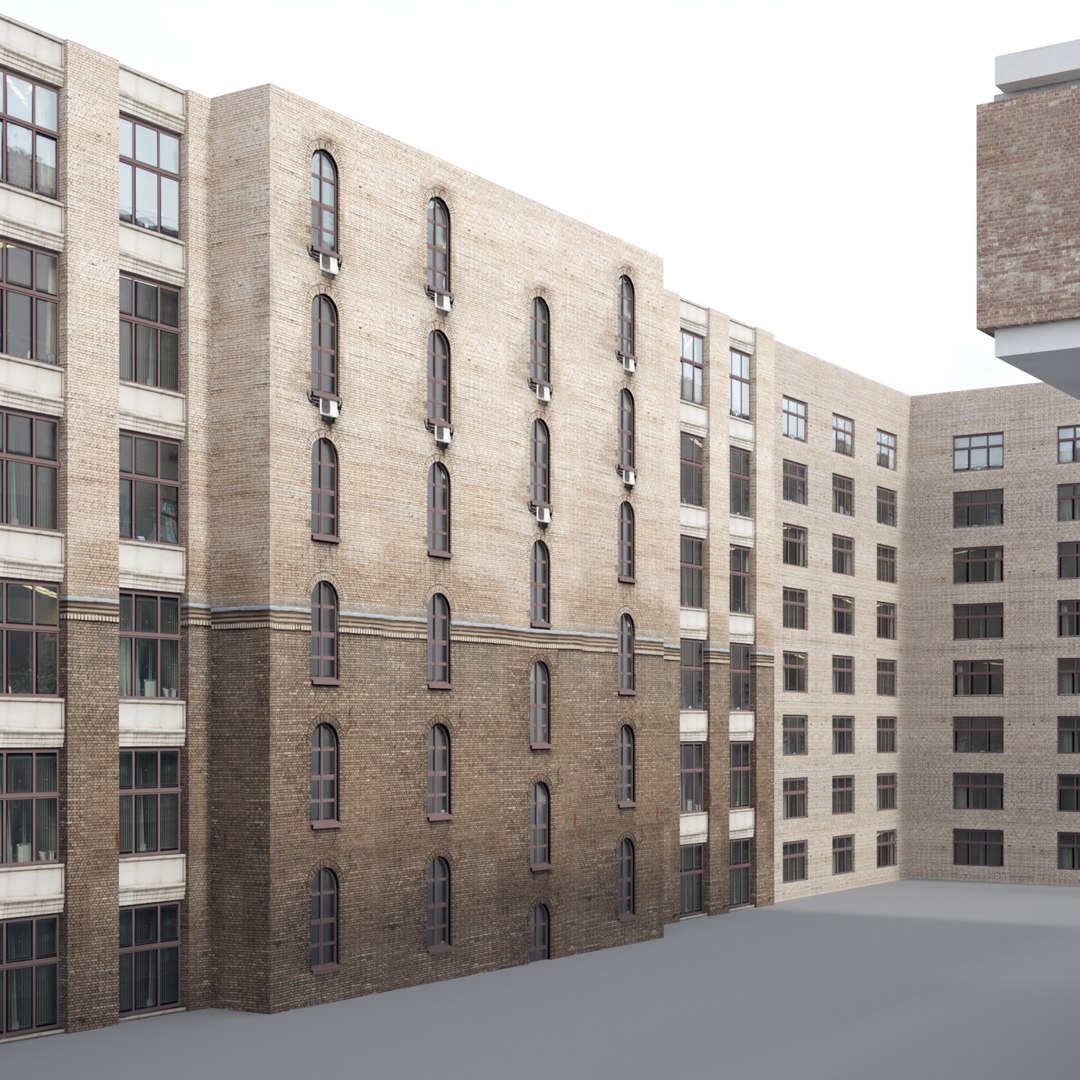 3d Max Loft Interior Space Concrete