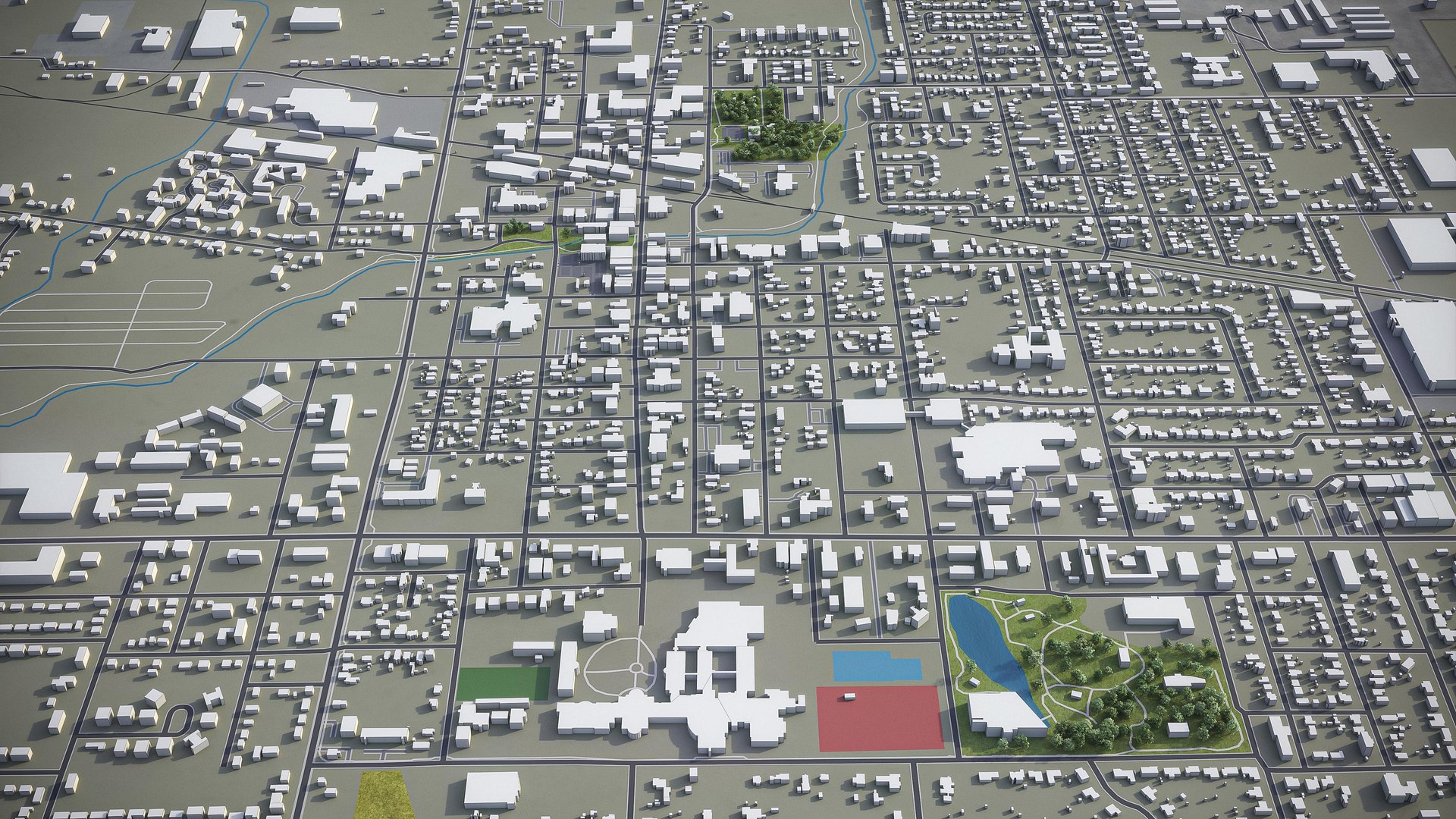 3D Springdale Surrounding - Model - TurboSquid 1591262