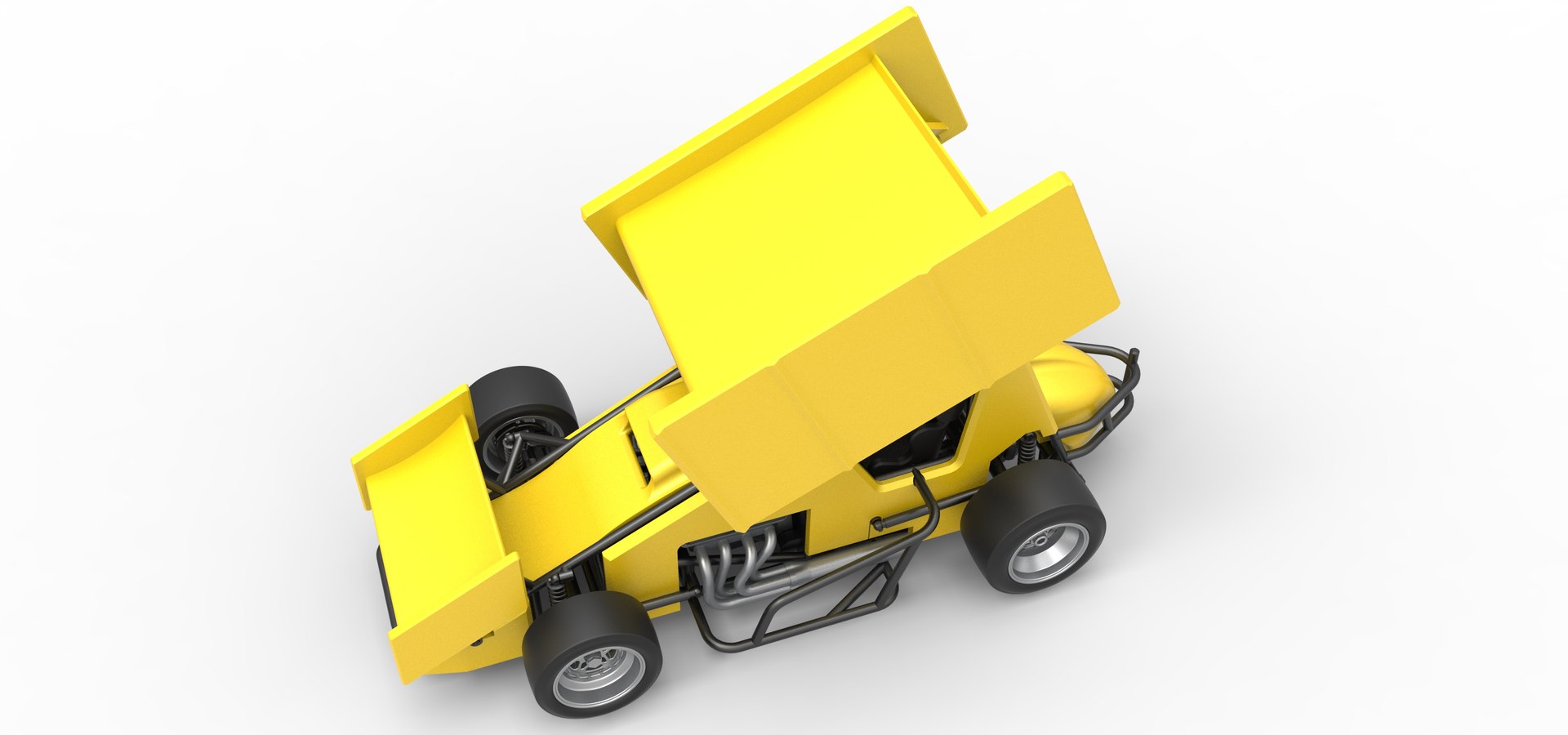 Diecast Pavement Winged Sprint Car Scale 1 To 25 3D Model - TurboSquid ...