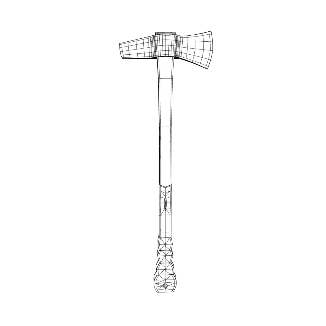 3d Modern Cutter Mattock Garden