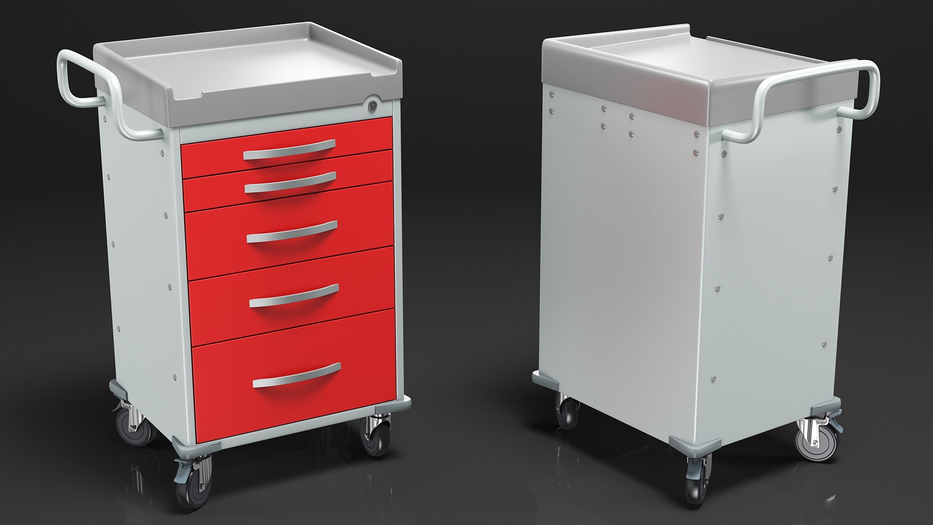 3D general purpose medical cart - TurboSquid 1635694