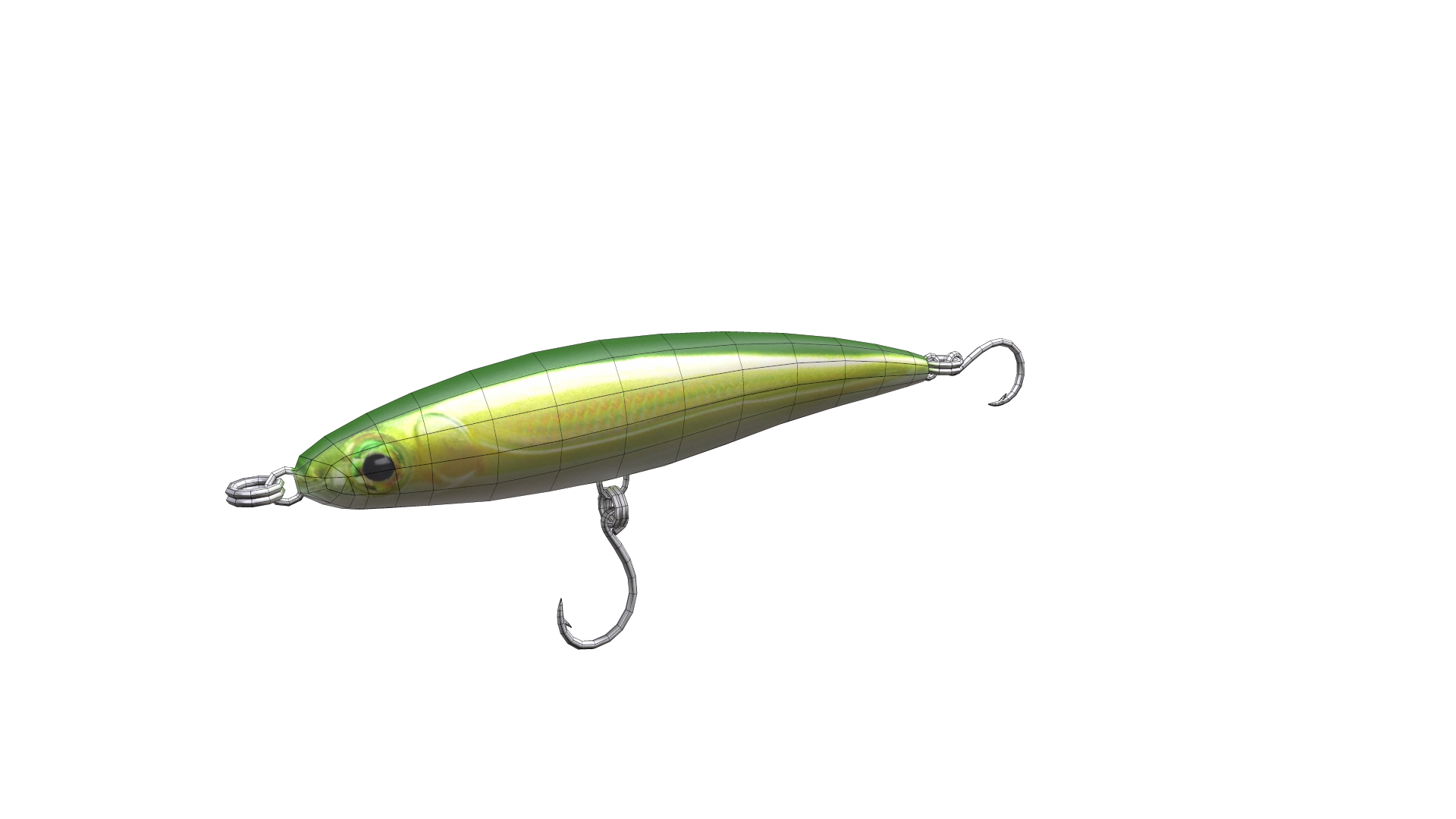 3D intermediate fishing lure - TurboSquid 1586494